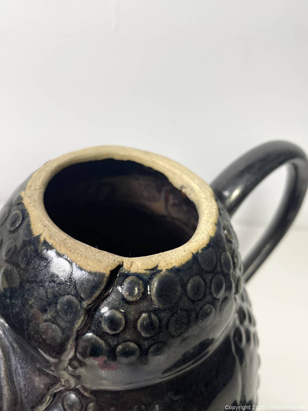 Signed Black Studio Pottery Teapot | Maxsold