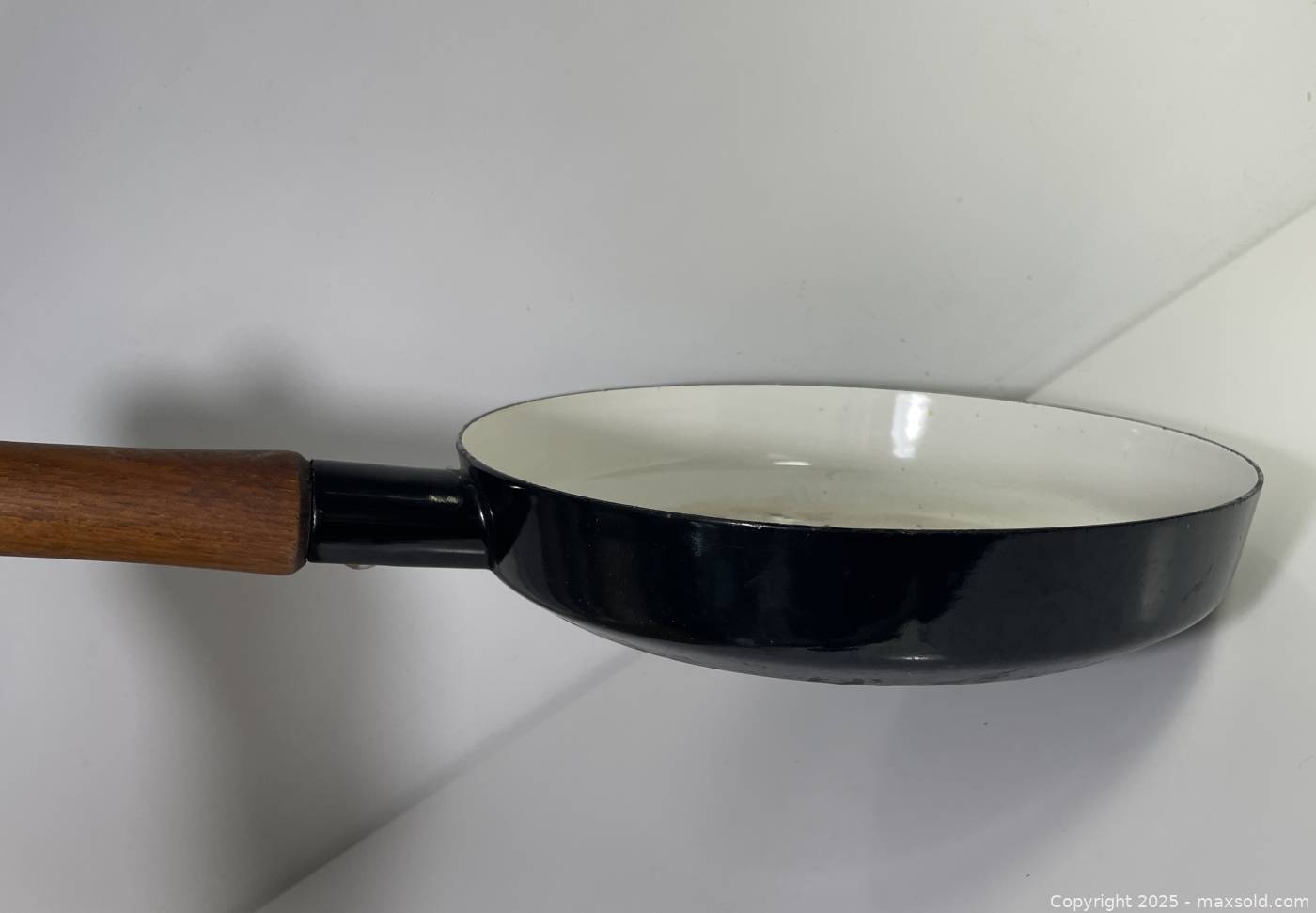 Vintage Dansk enamel saucepan and skillet | Maxsold