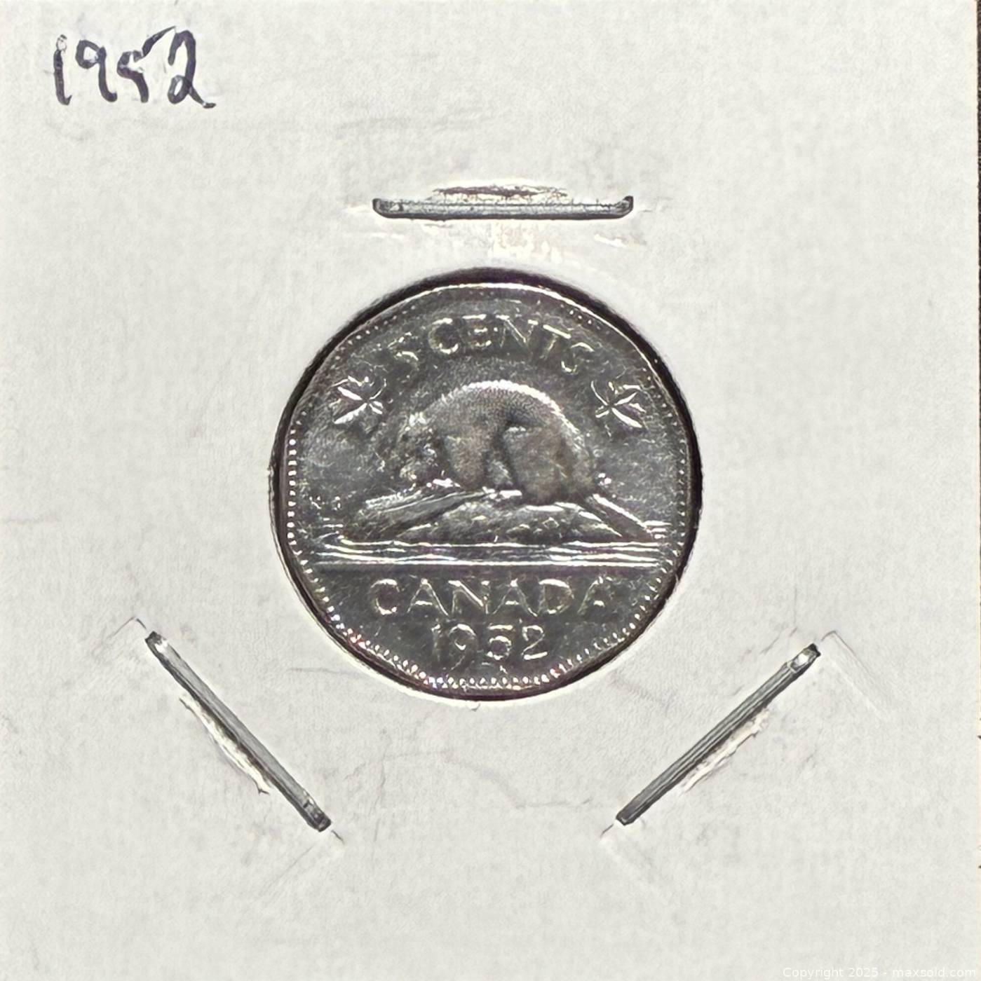 1952 Canada King George VI 5 Cent Coin | Maxsold