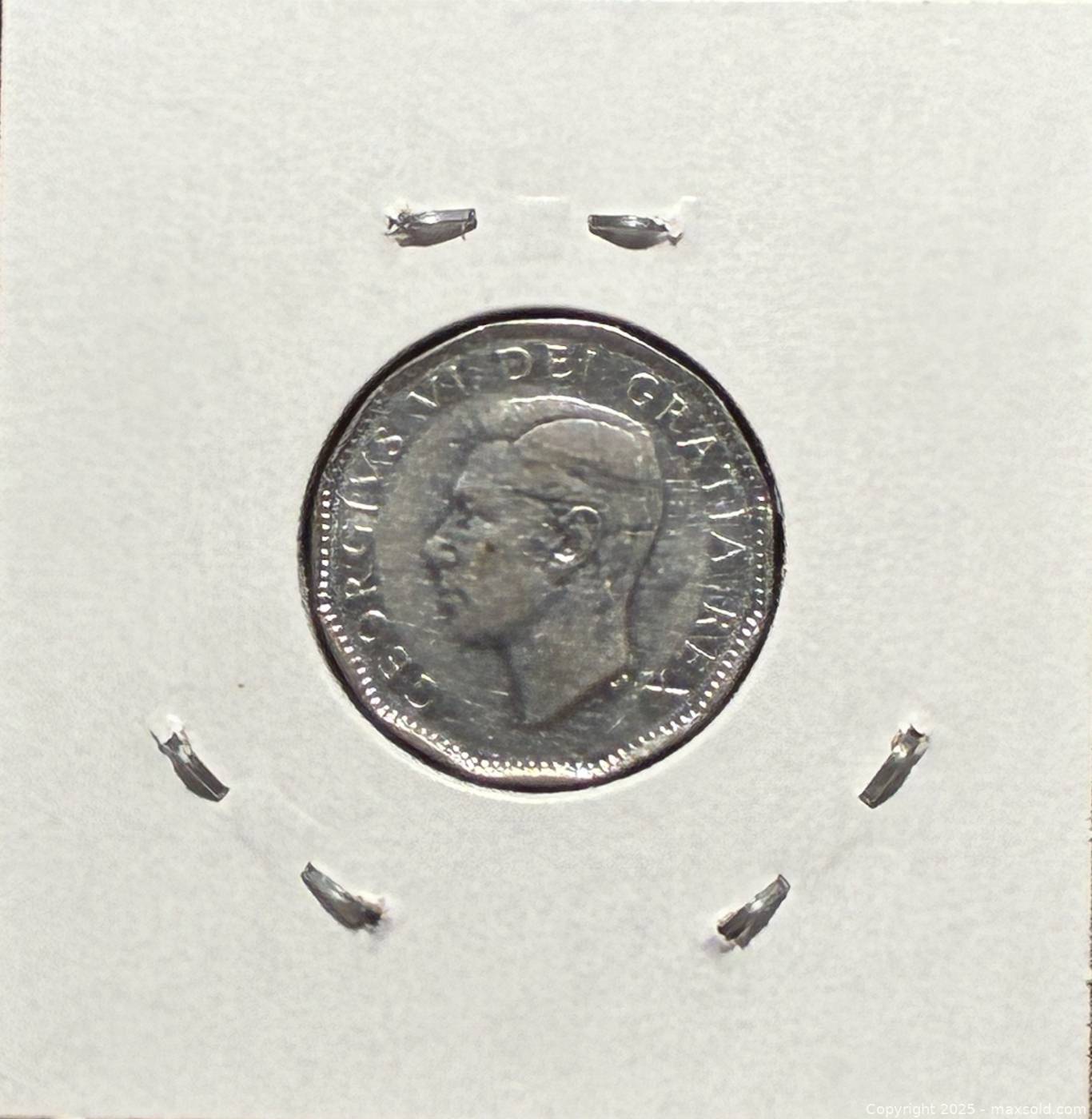 1952 Canada King George VI 5 Cent Coin | Maxsold