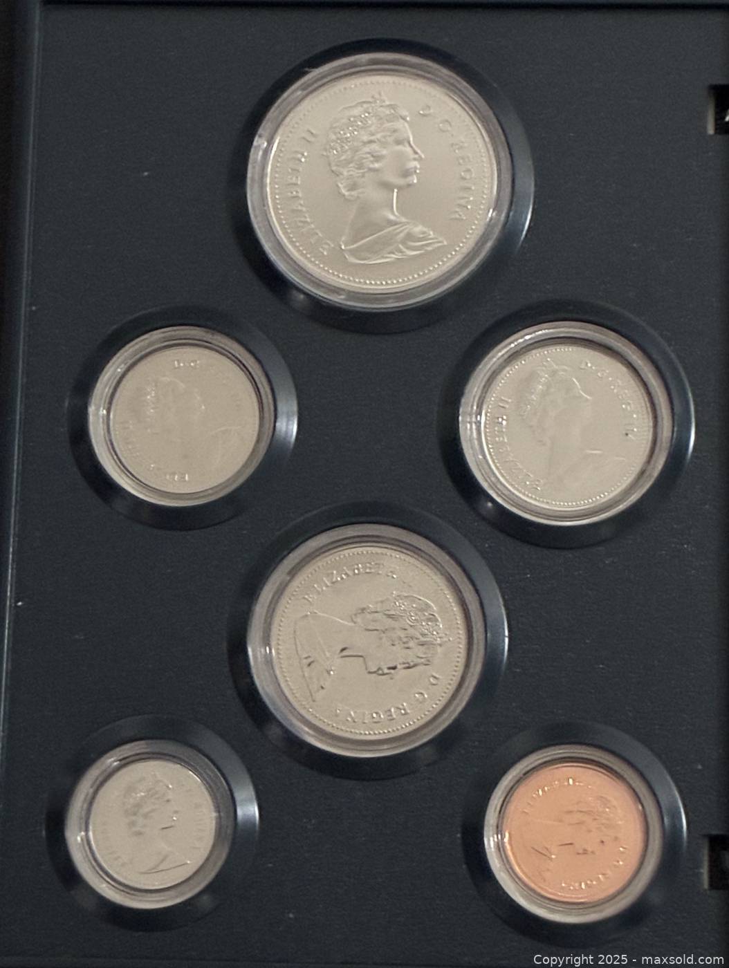 1986 Canada Specimen Coin Set | Maxsold