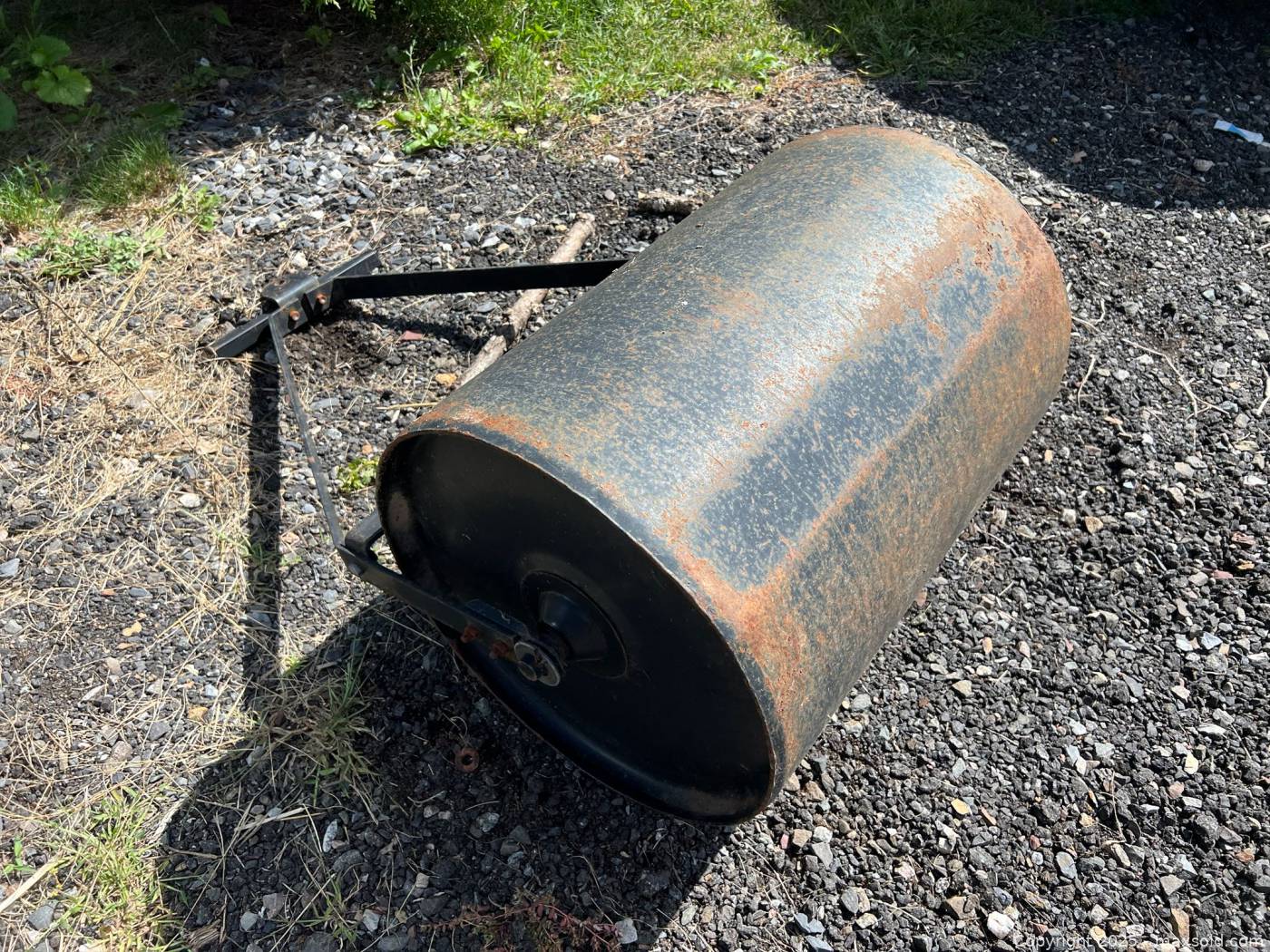 Tow-behind lawn roller attachment | Maxsold