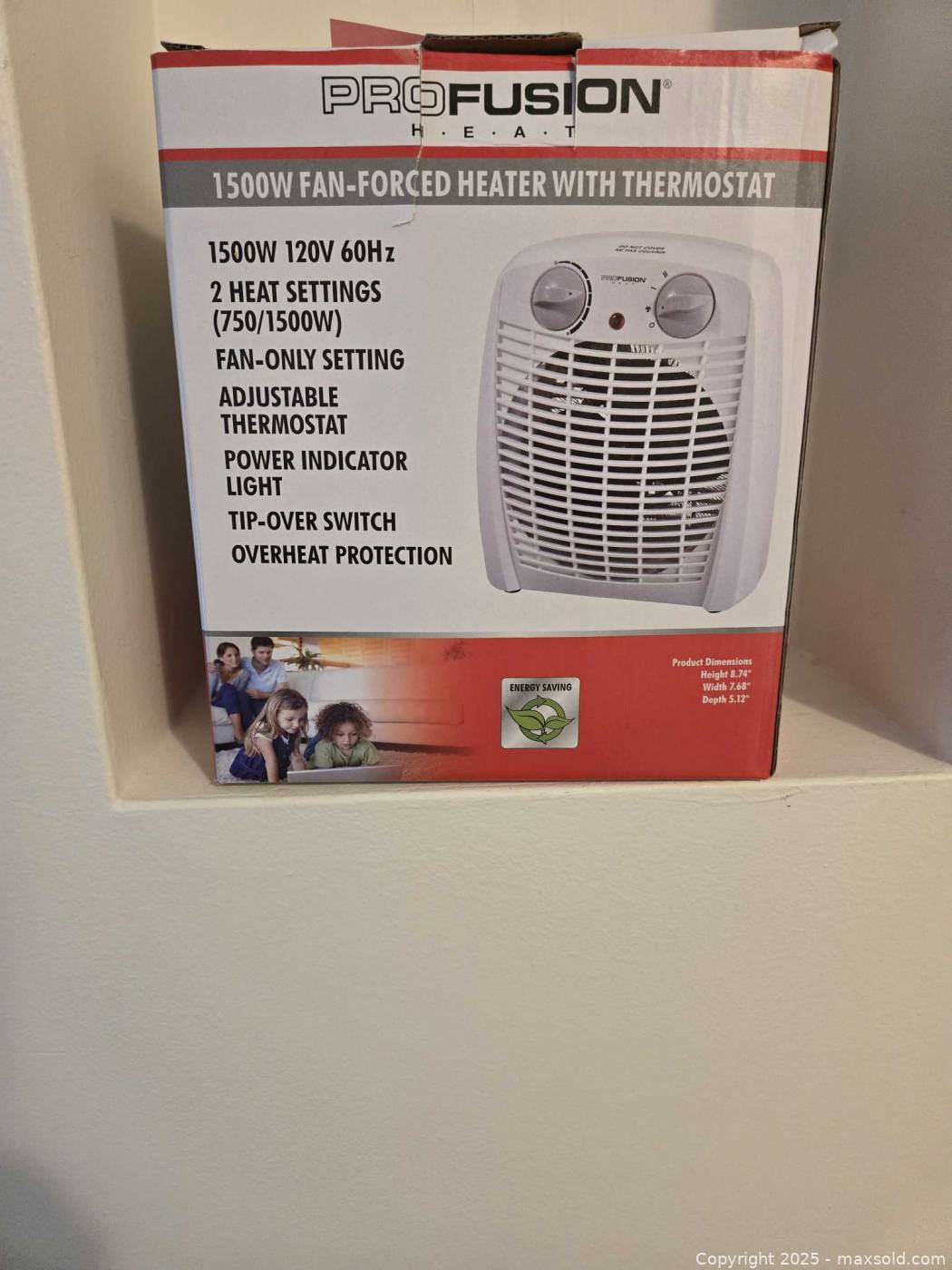 ProFusion Heat 1500W fan-forced space heater | Maxsold