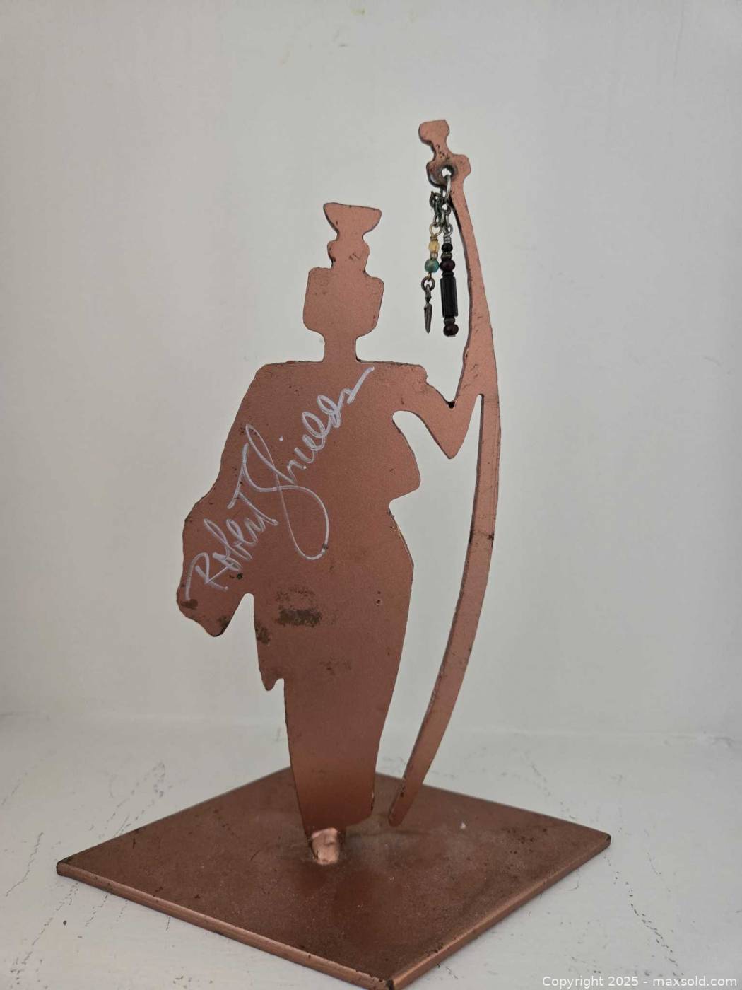 Robert Shields signed copper sculpture | Maxsold