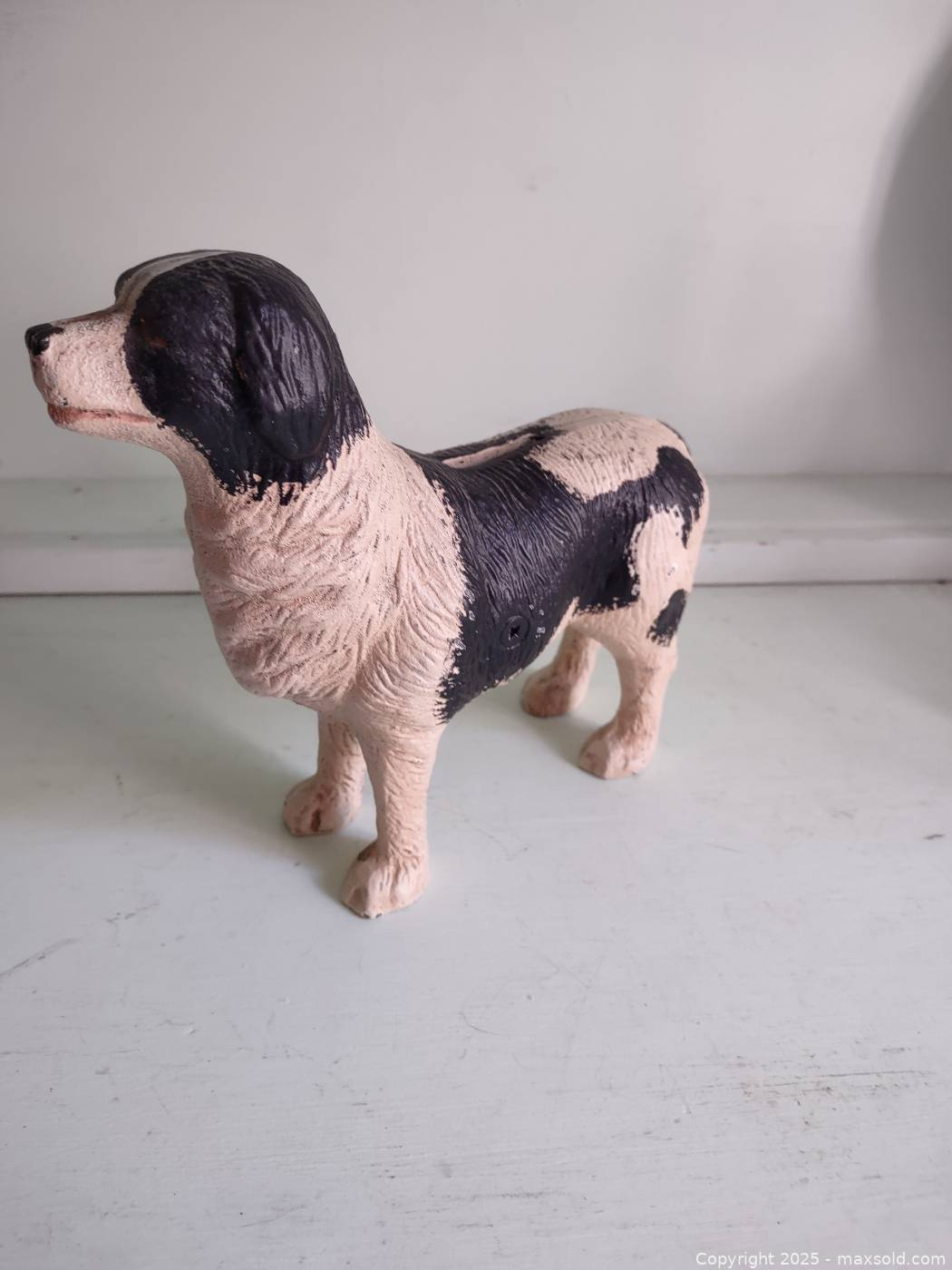 Vintage Cast Iron Dog Bank | Maxsold