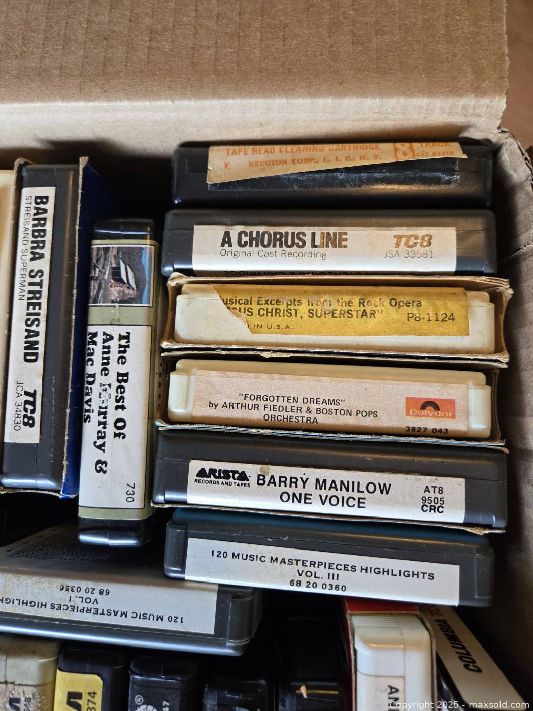 Box of 8-Track Tapes | Maxsold