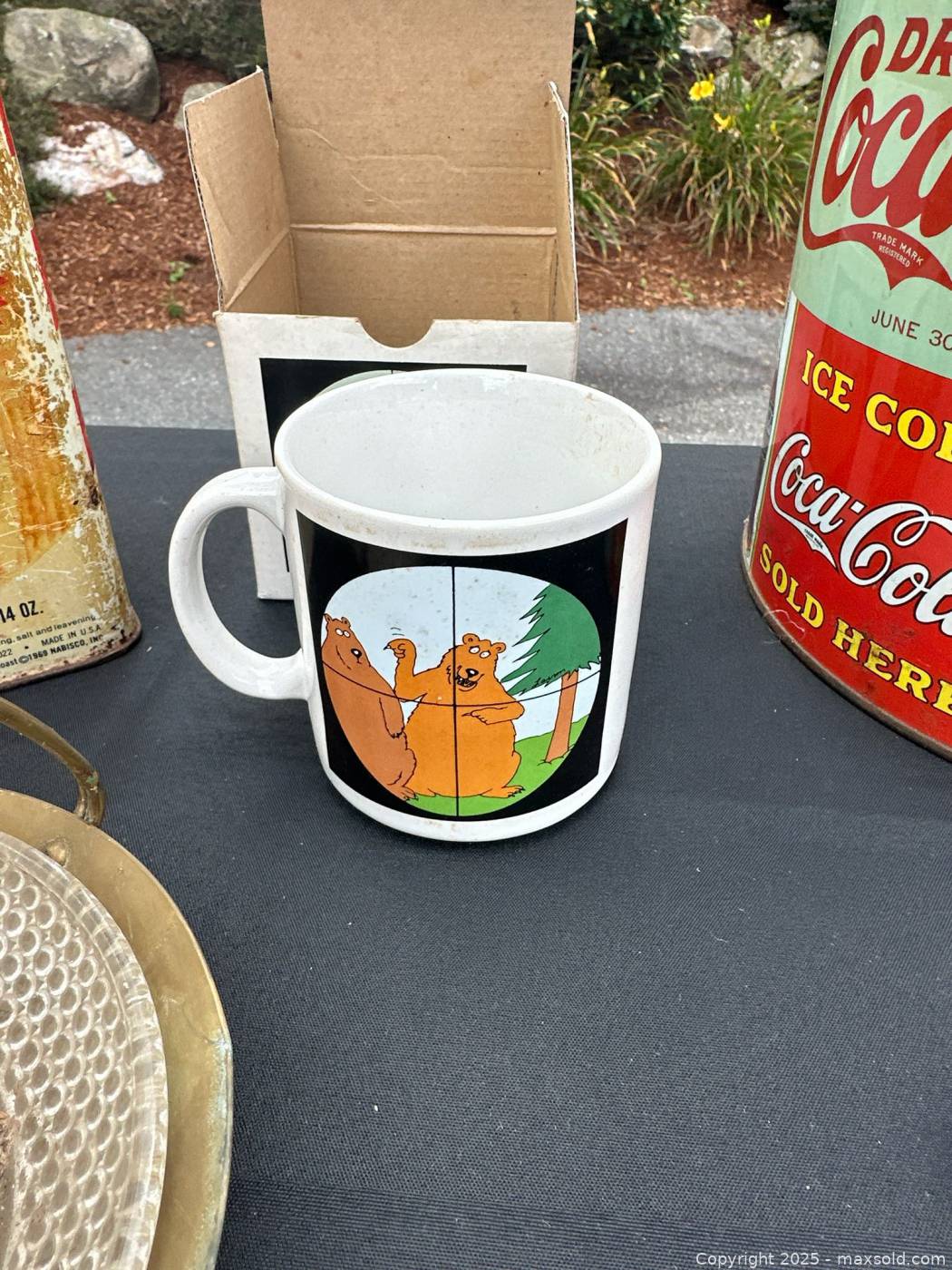 Vintage Coca-Cola, Alka-Seltzer and other storage containers | Maxsold
