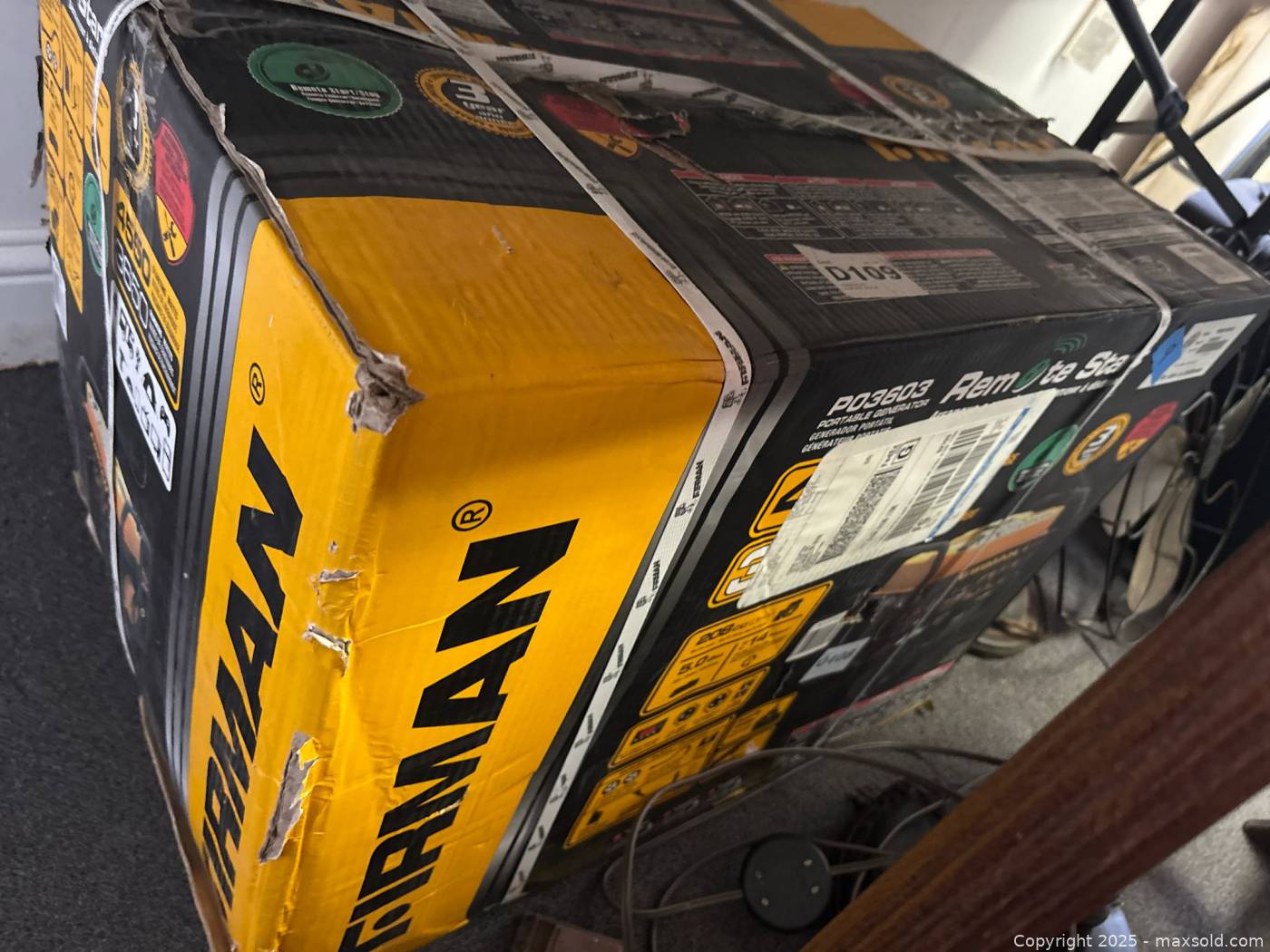 Firman P03603 portable generator new in box | Maxsold