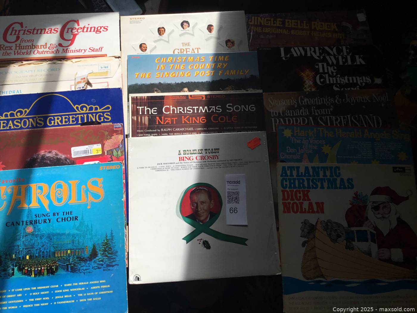 Christmas vinyl record collection | Maxsold