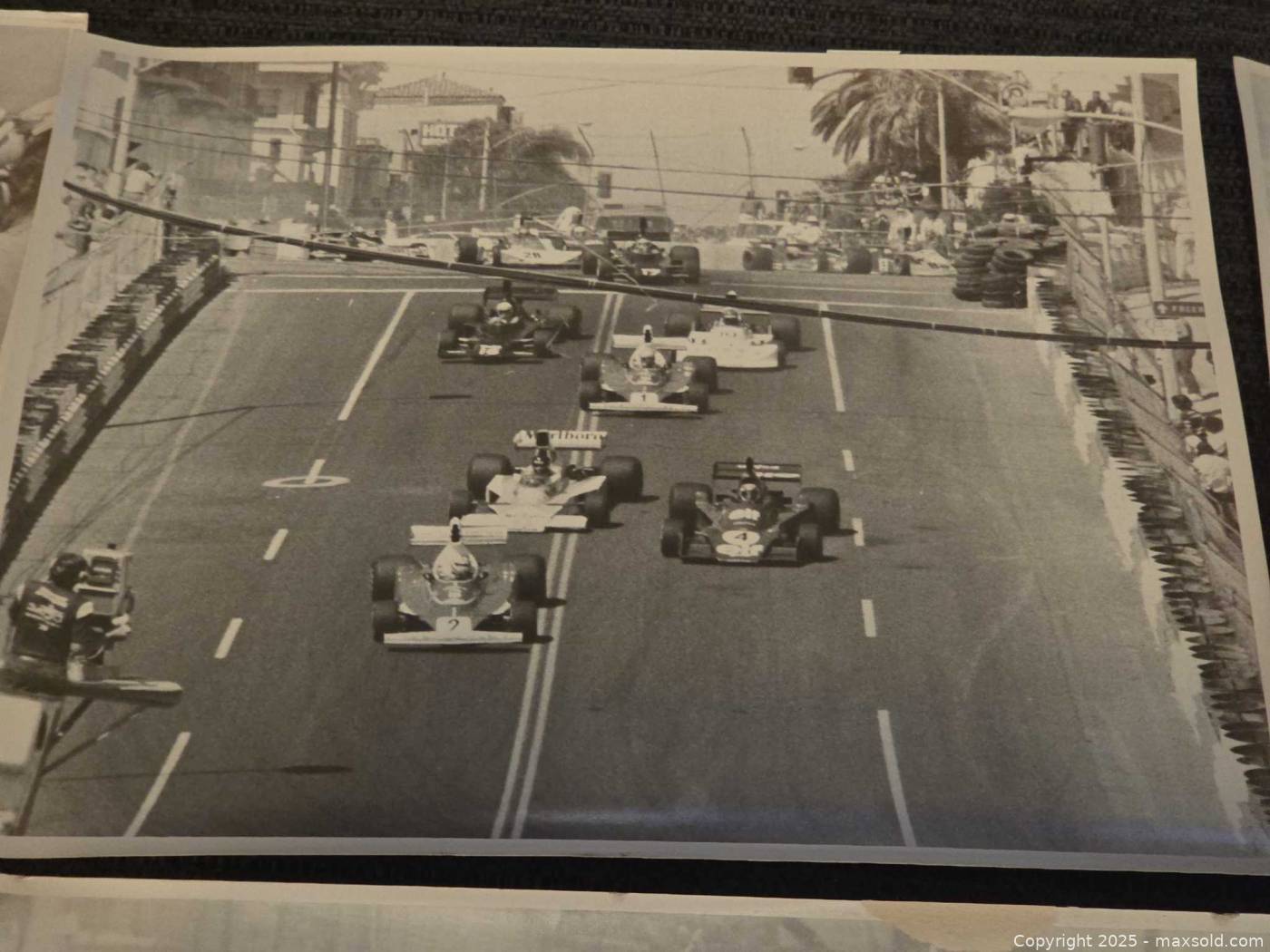 1970s IndyCar black-and-white photo prints | Maxsold