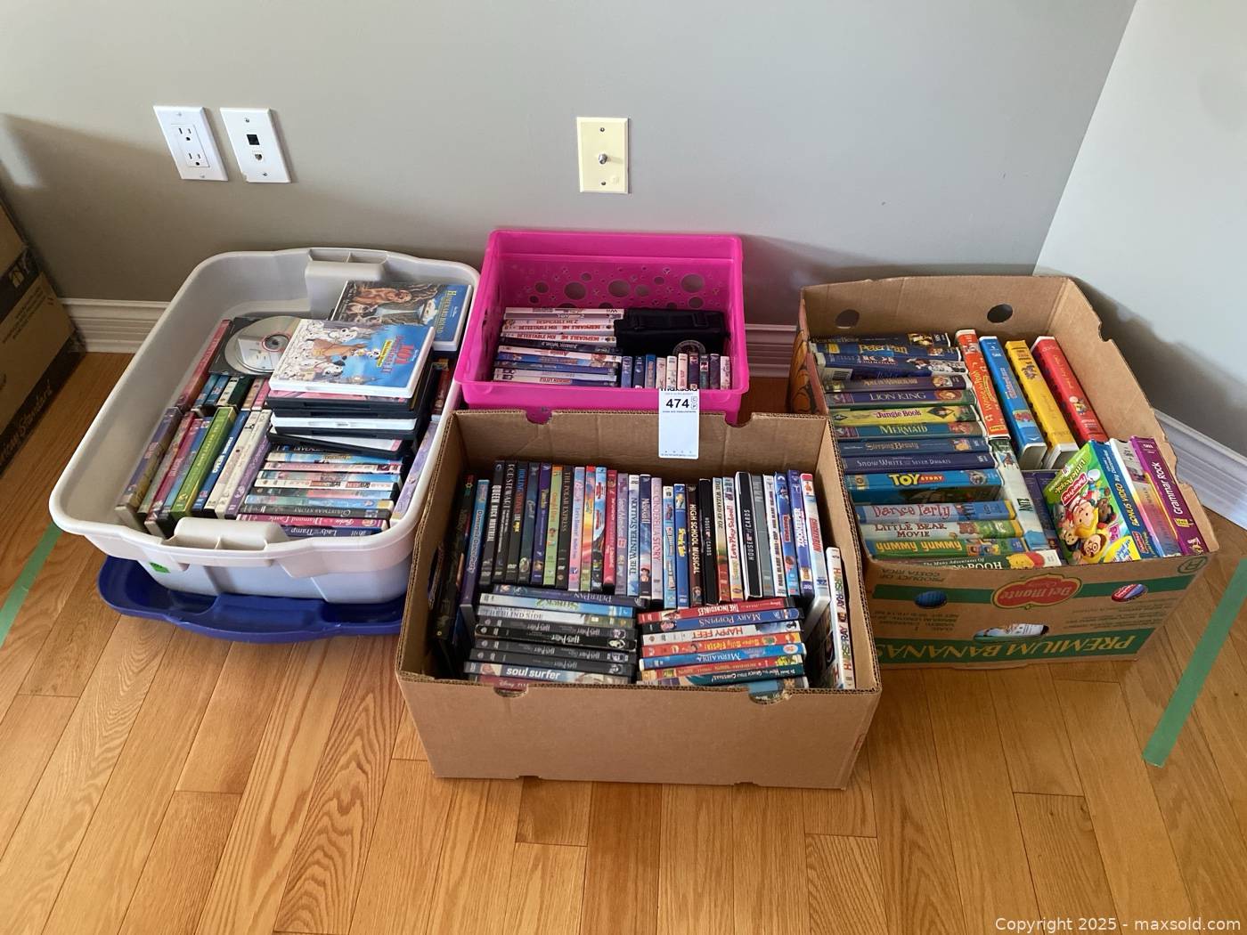 Large lot children’s DVDs and VHS tapes | Maxsold