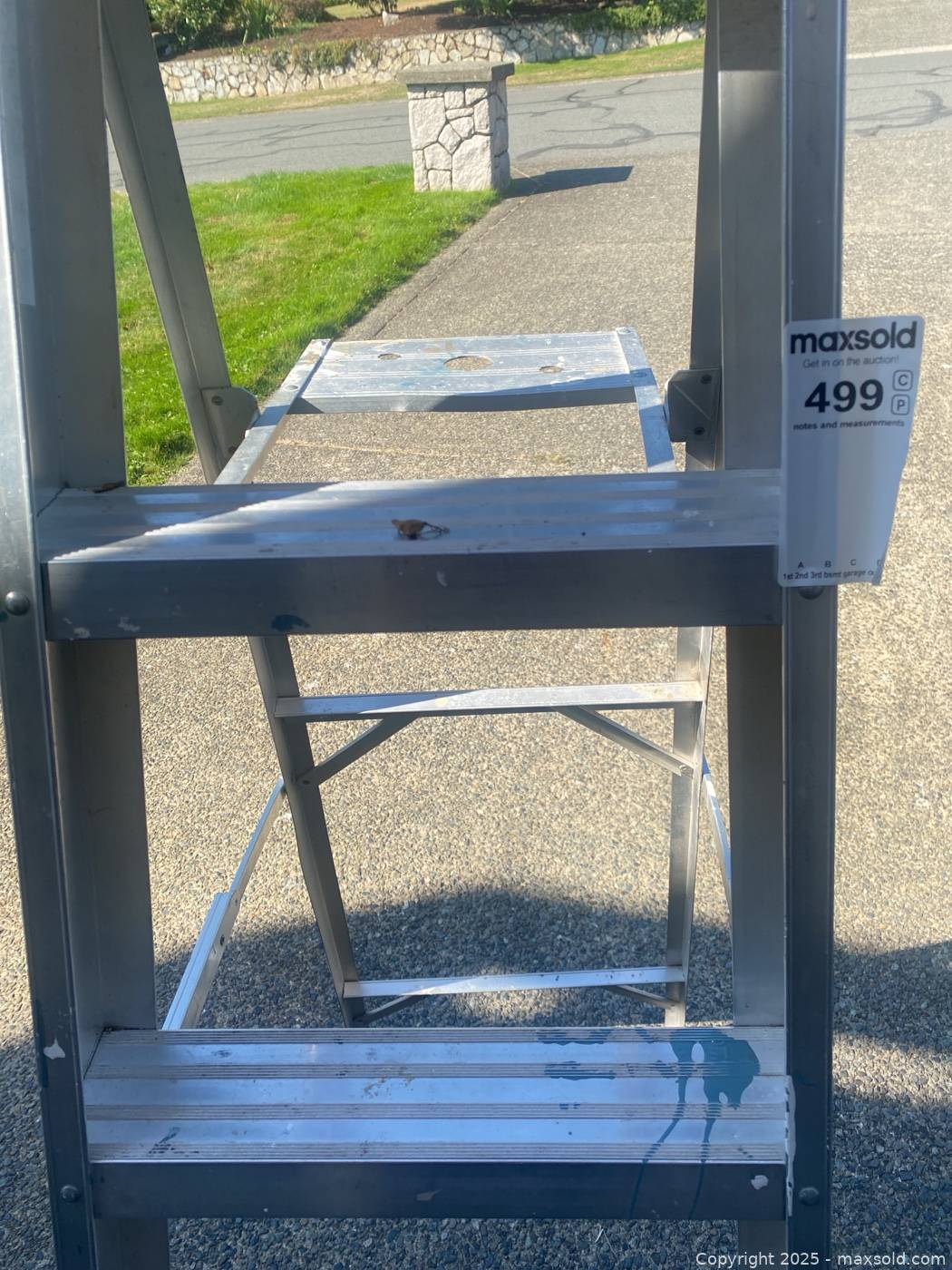 Aluminum 4-Step Ladder 58" | Maxsold