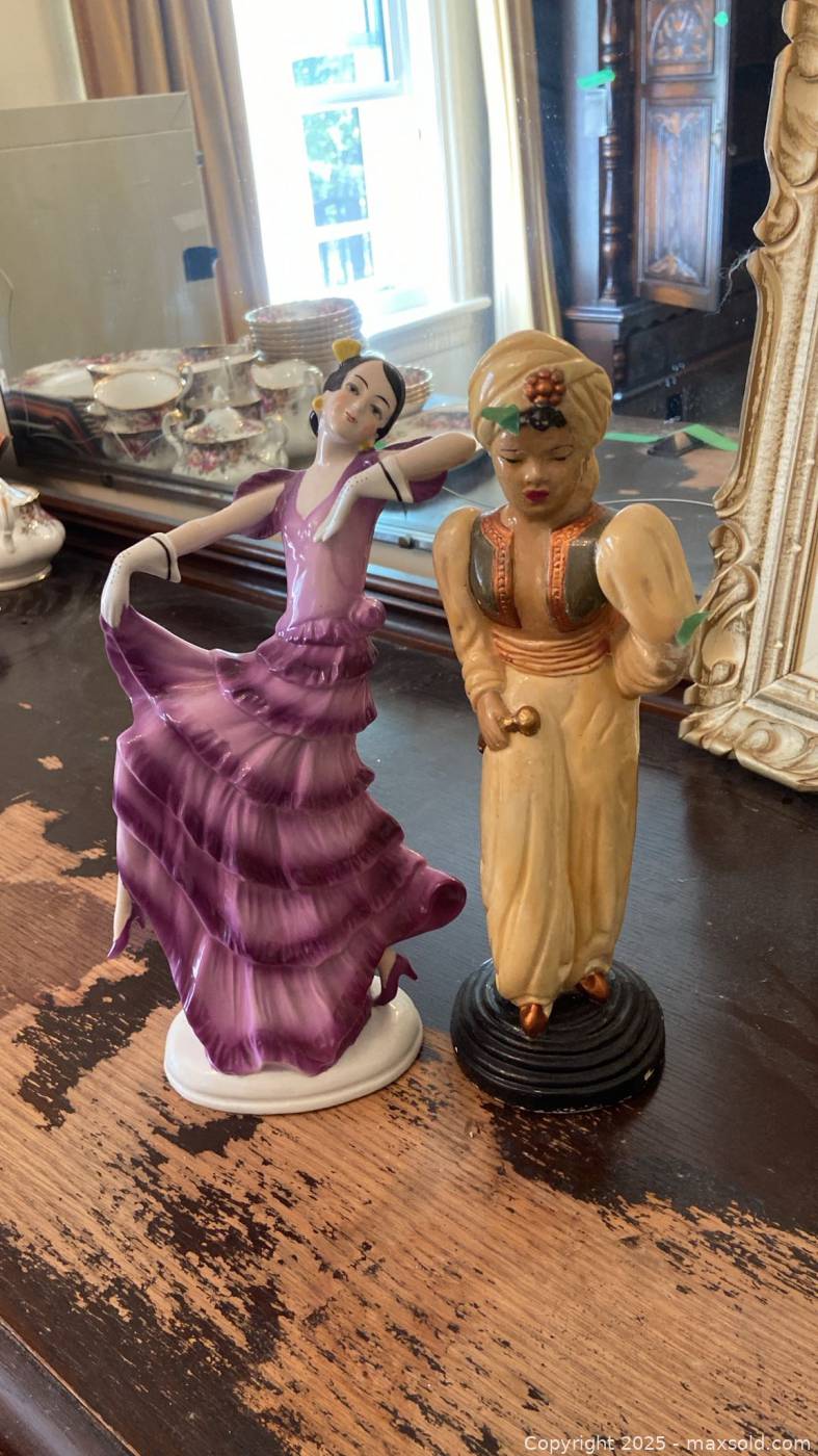 Hand-Painted Ceramic Figurines, 4 pcs | Maxsold
