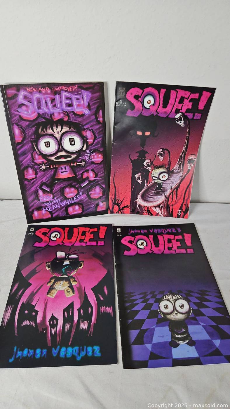 Jhonen Vasquez Squee comic books | Maxsold