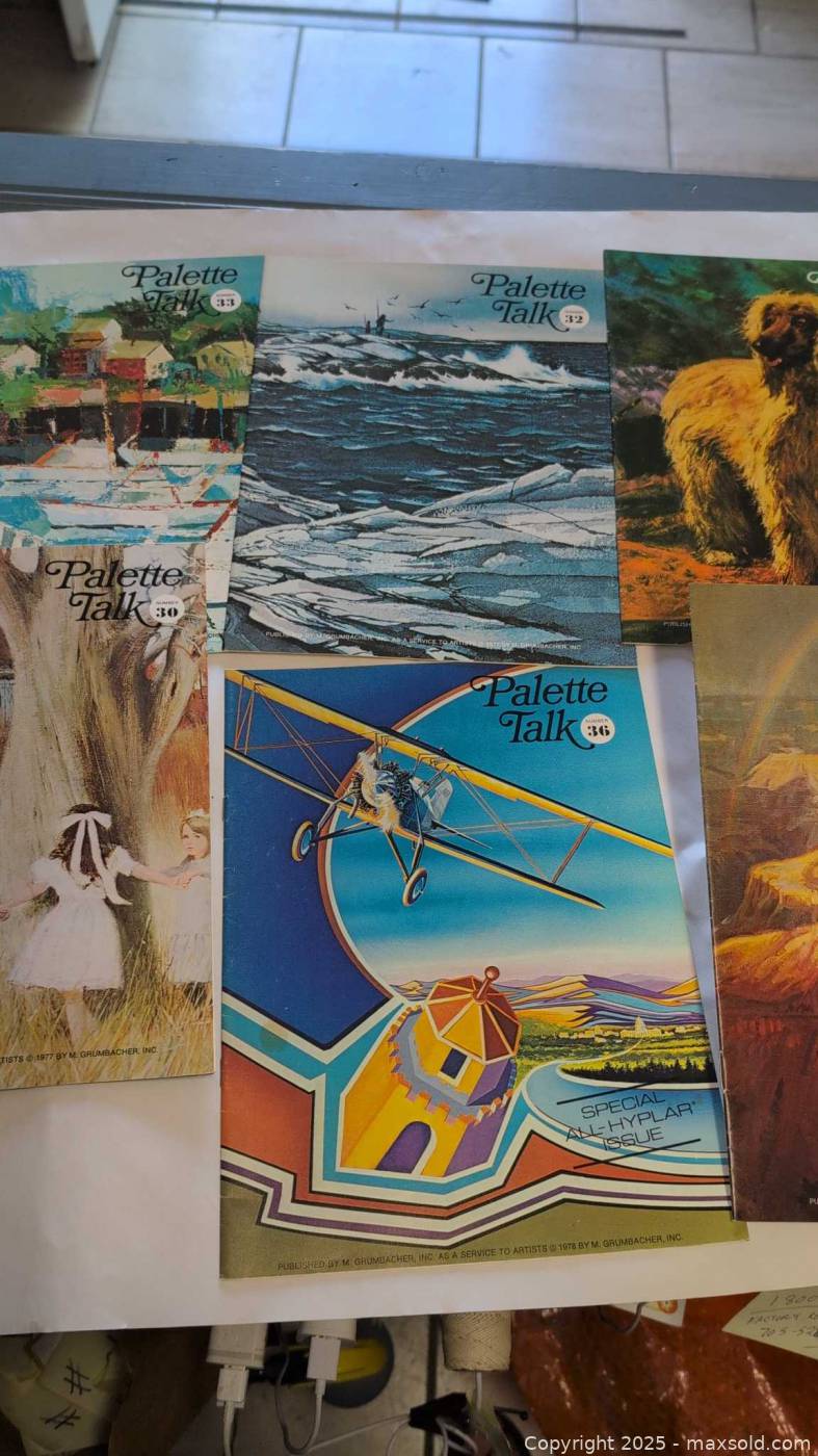 Palette Talk magazines issues 21, 27-36 (12) | Maxsold