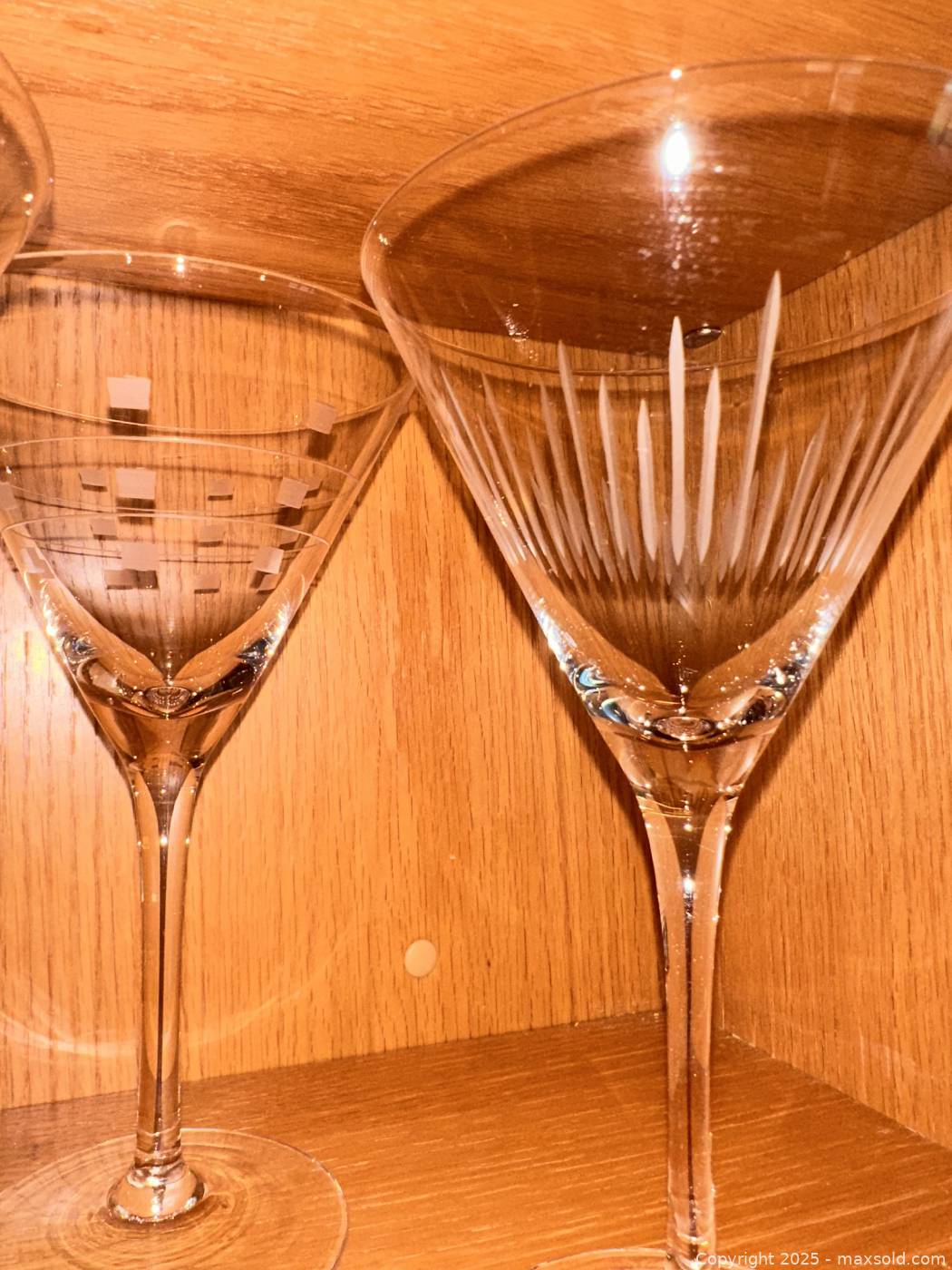 Vintage etched glass barware, 18 pieces | Maxsold