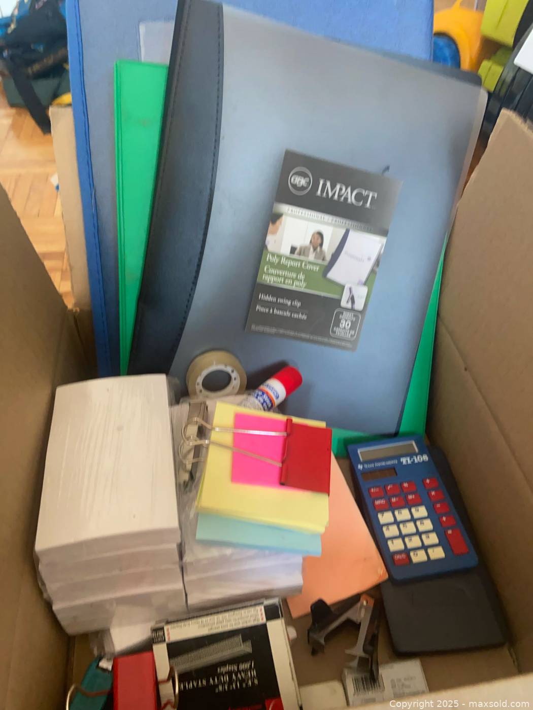 HP printer, office and school supplies | Maxsold
