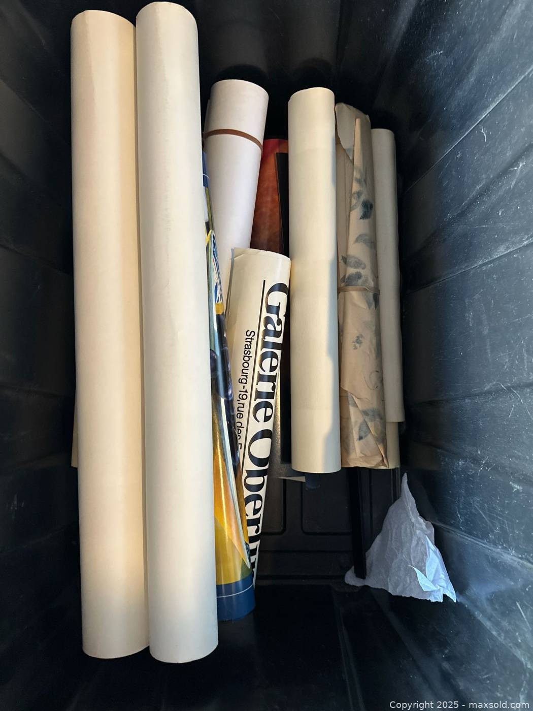Vintage rolled posters assortment | Maxsold