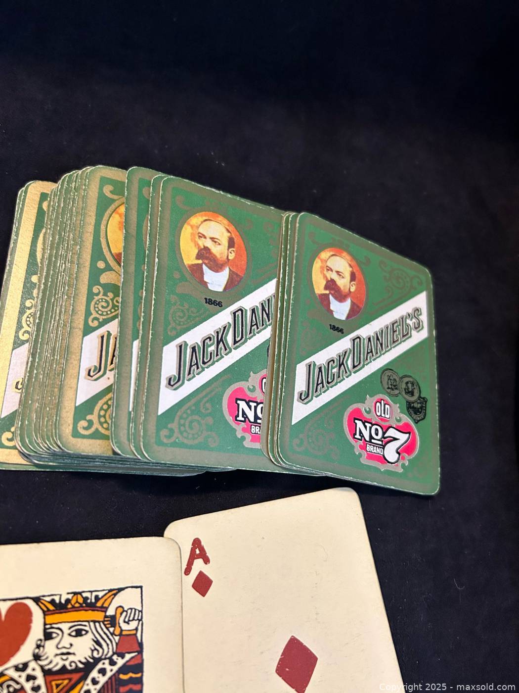 Vintage Jack Daniel’s Old No. 7 playing cards with tin | Maxsold
