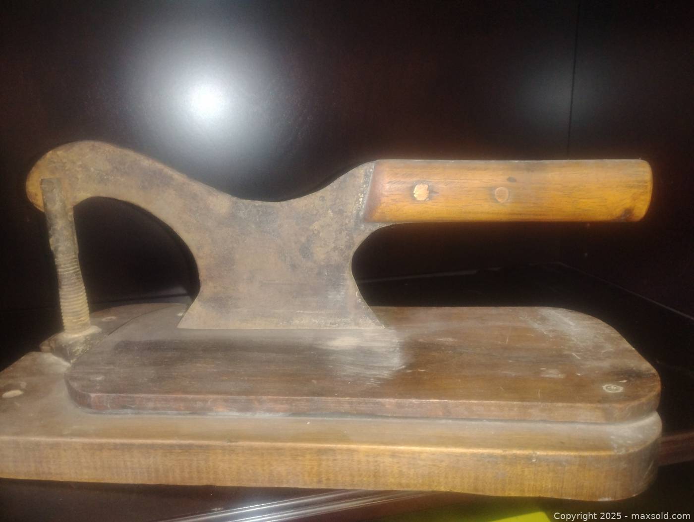 Antique forged iron wood chopper | Maxsold