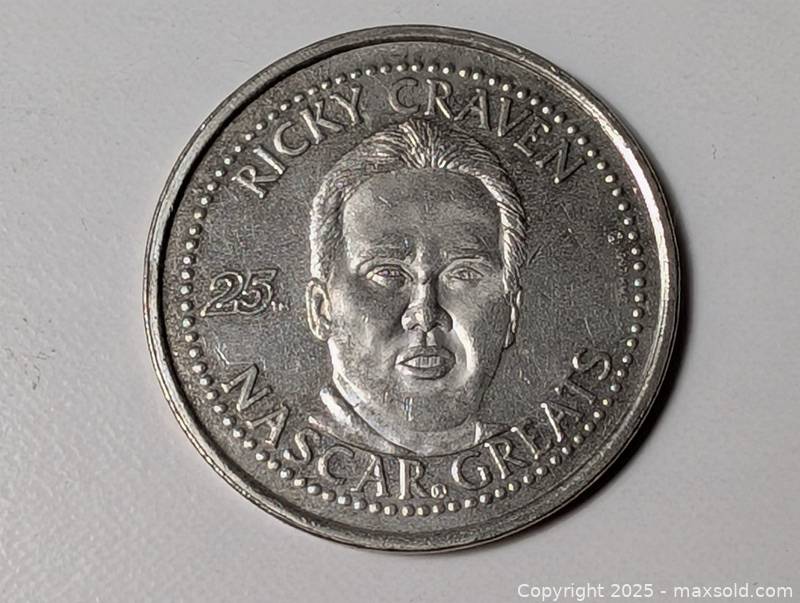 Limited Edition NASCAR Ricky Craven Coin | Maxsold