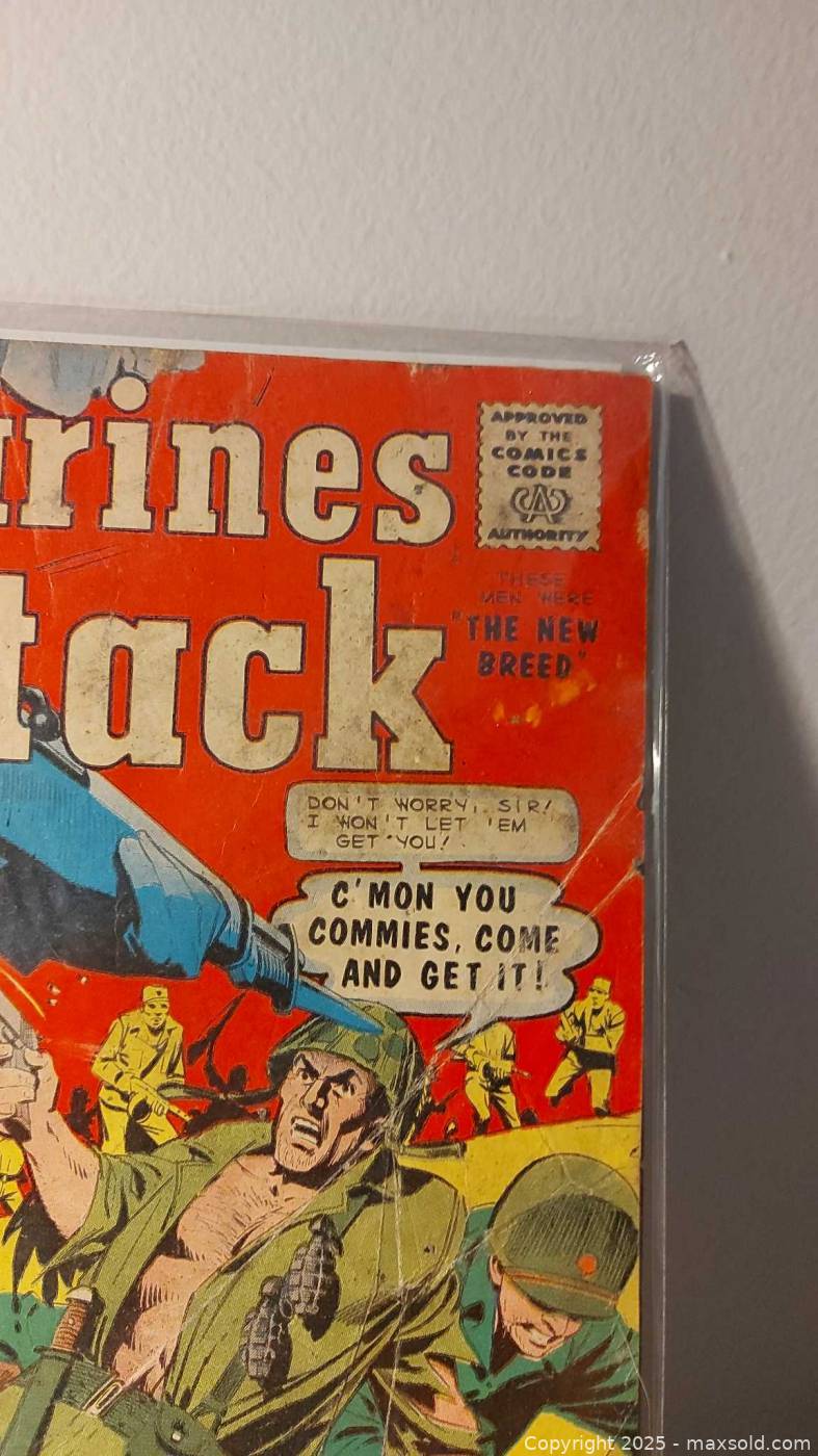 Marines Attack war comic book | Maxsold