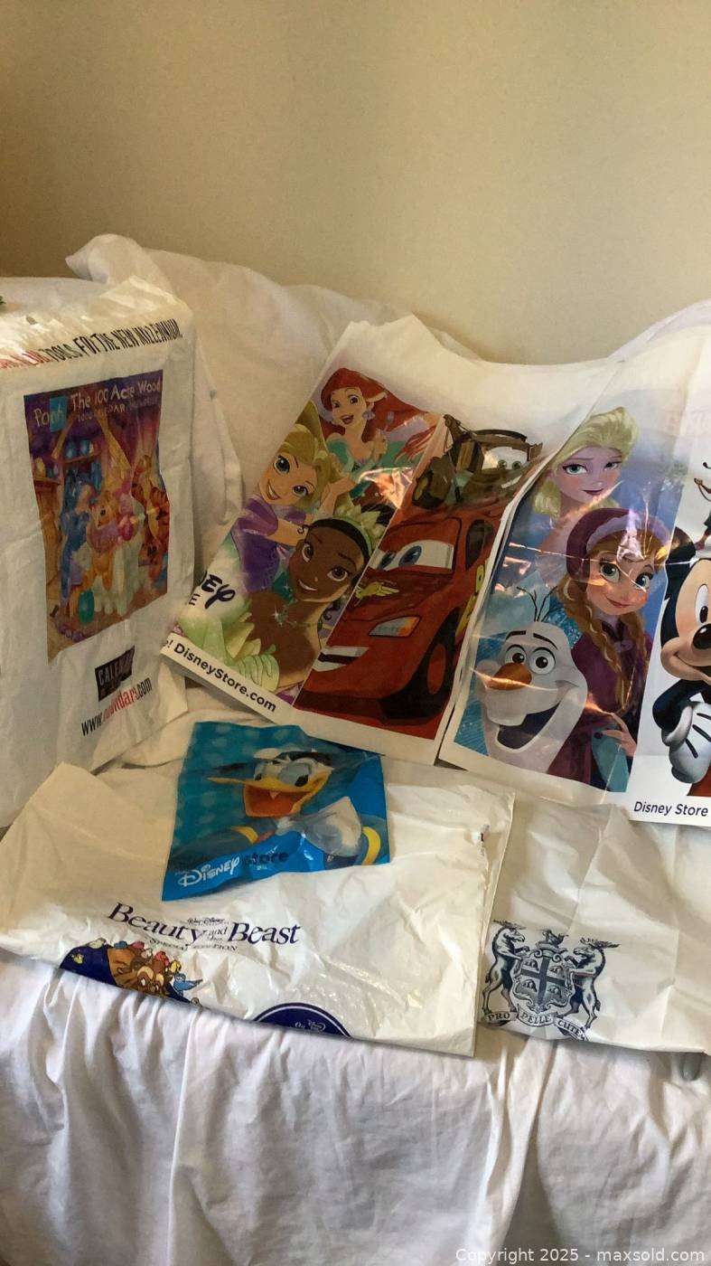 Disney Toys R Us Hudson’s Bay plastic promo bags | Maxsold