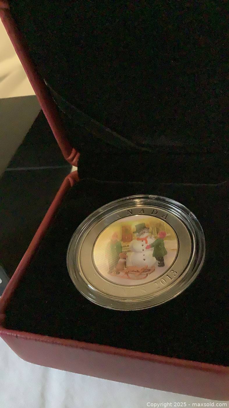 2013 50-Cent Lenticular Snowman Coin | Maxsold