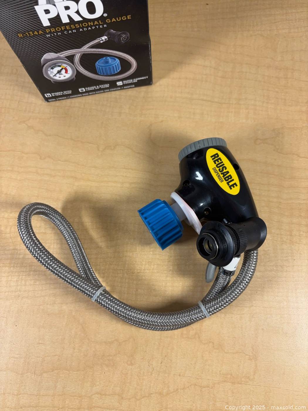 A/C Pro R-134a Professional Gauge with Can Adapter kit | Maxsold