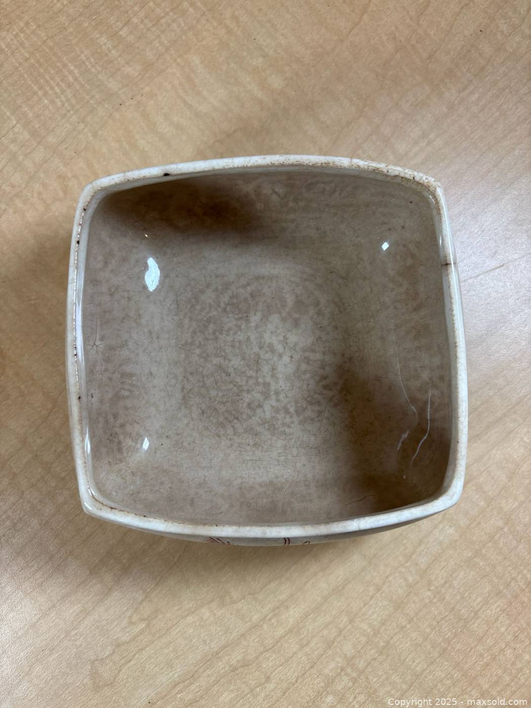 Vintage ceramic covered square dish with lid | Maxsold