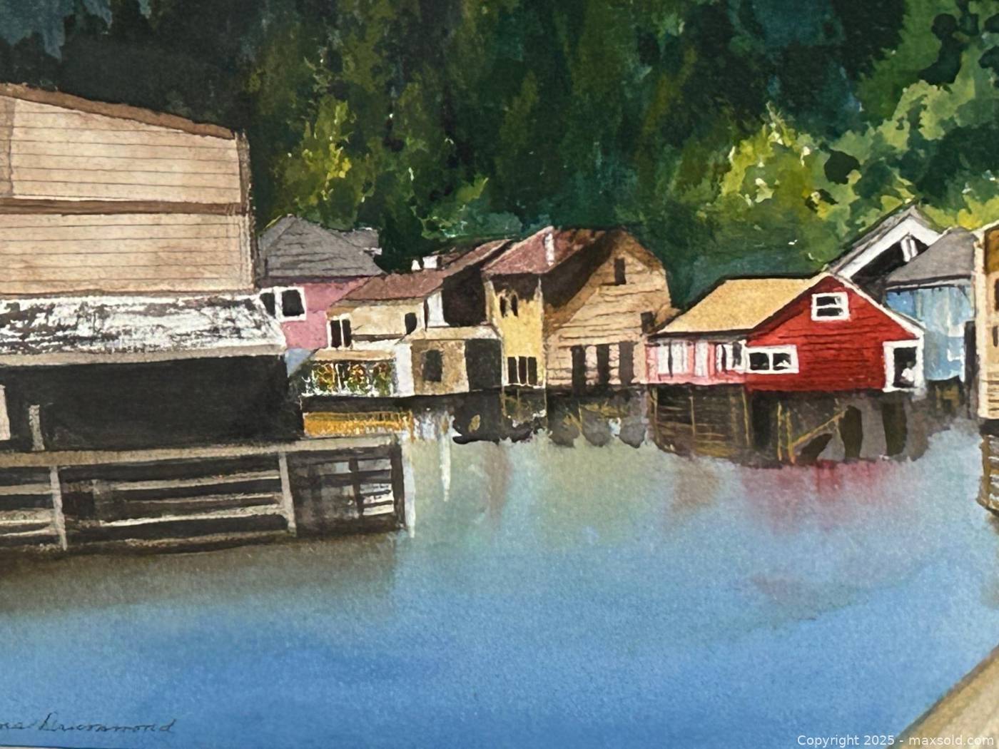 Signed Glenna Drummond Watercolour Painting | Maxsold