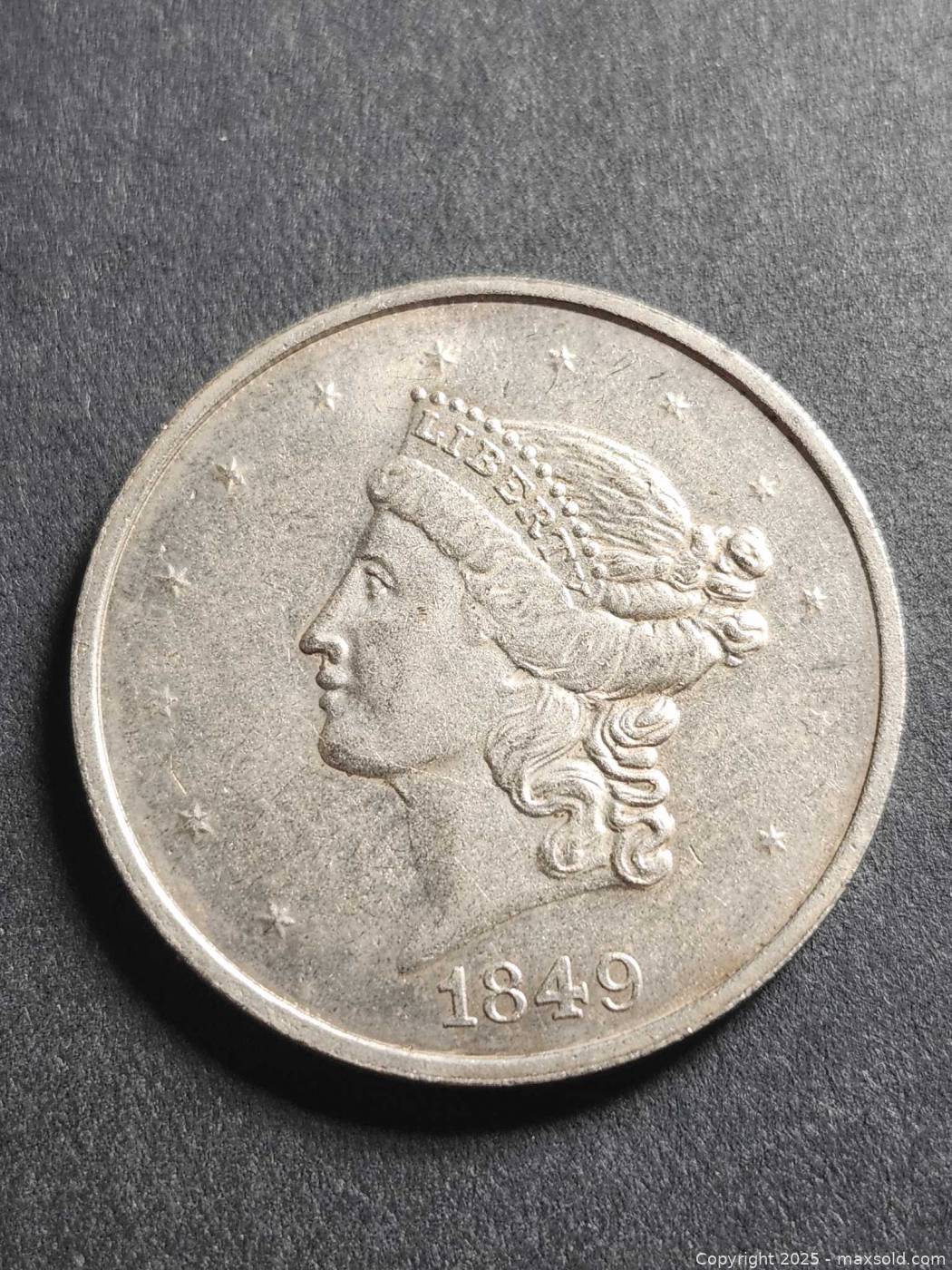 1849 US $20 replica coin | Maxsold
