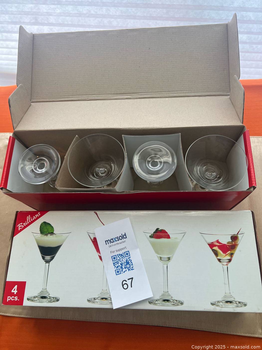 8 Brilliant martini cocktail glasses new | Maxsold