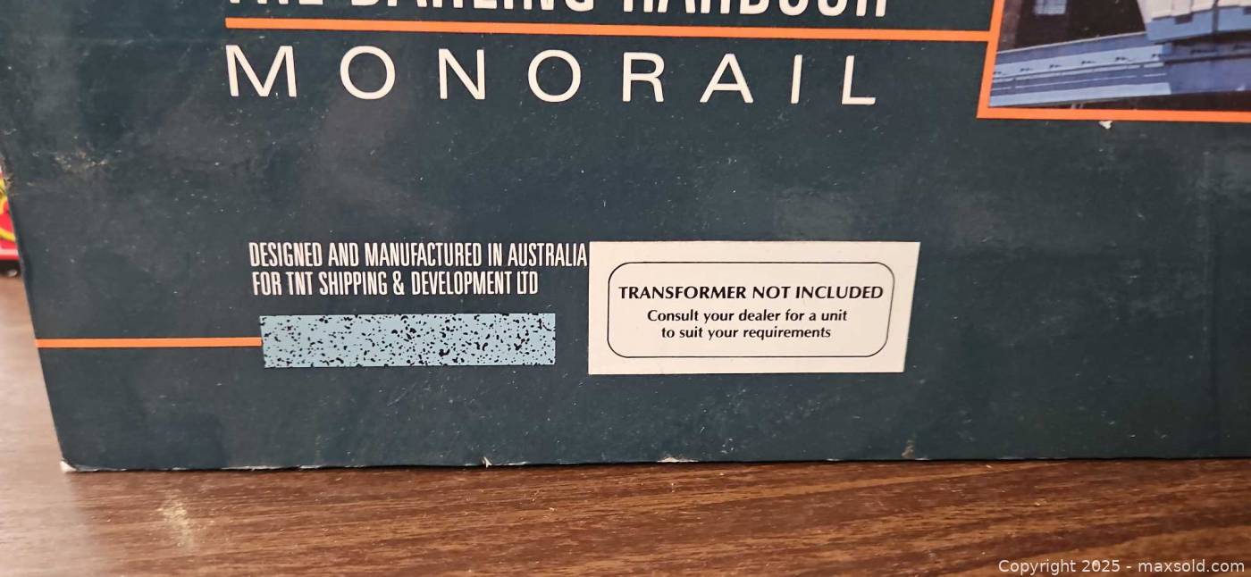Shop Rite diecast truck set and HO scale monorail | Maxsold