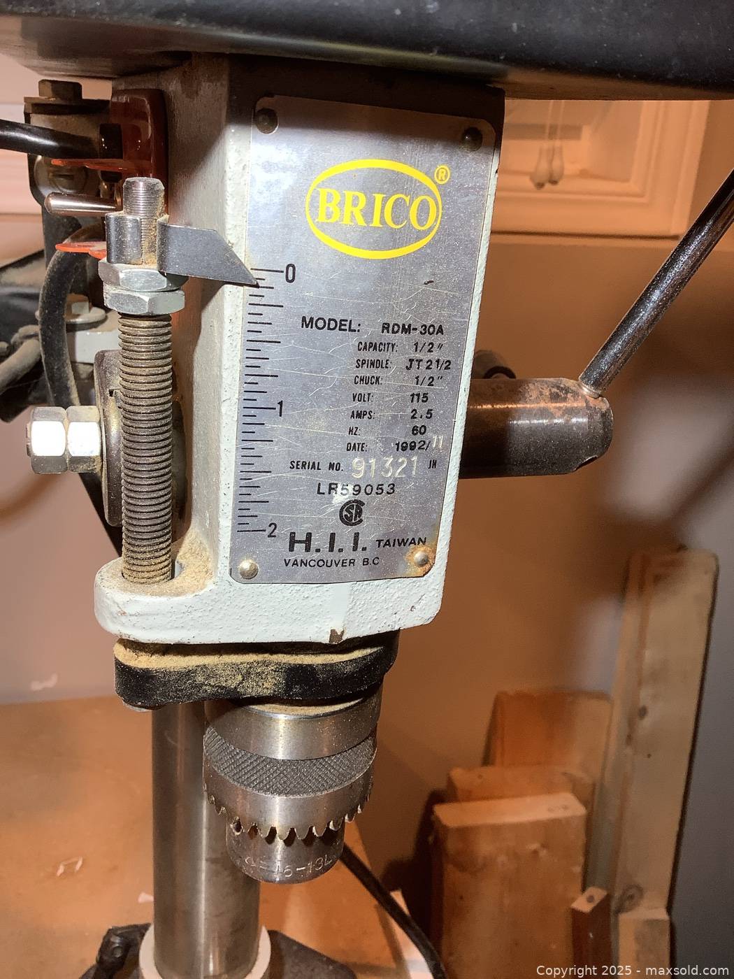 Brico RDM-30A Benchtop Drill Press | Maxsold