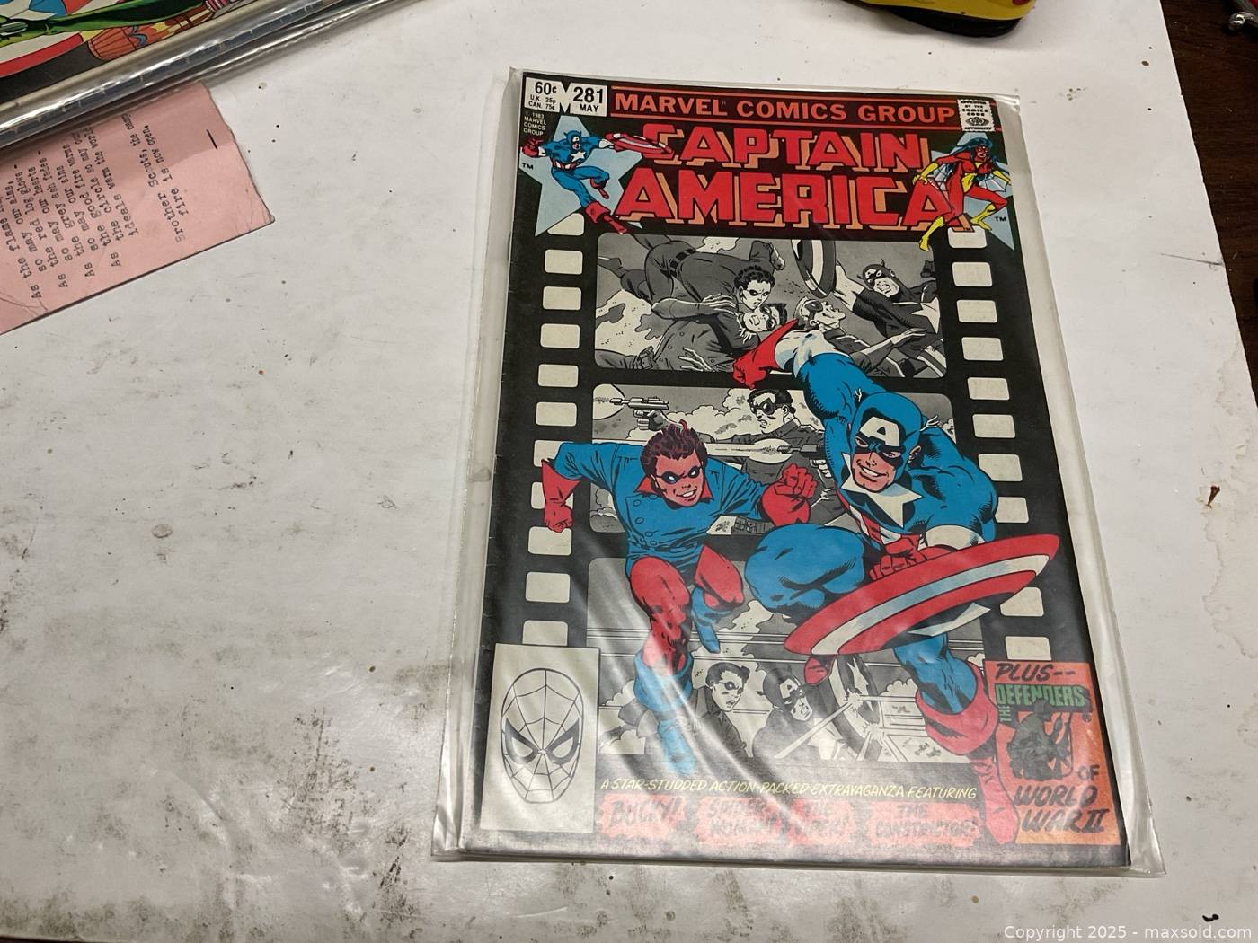 Marvel Captain America Comic Issue 281 | Maxsold
