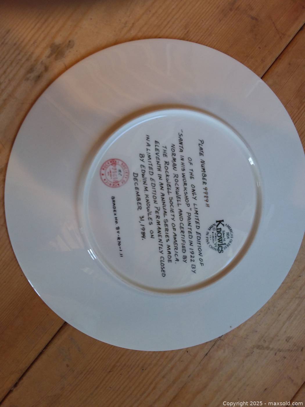 1980 Csatari collector plate | Maxsold