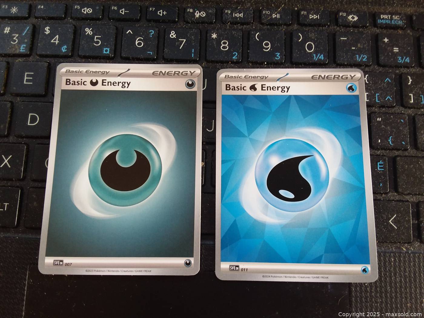 Pokémon Basic Darkness Energy Cards, 2 | Maxsold