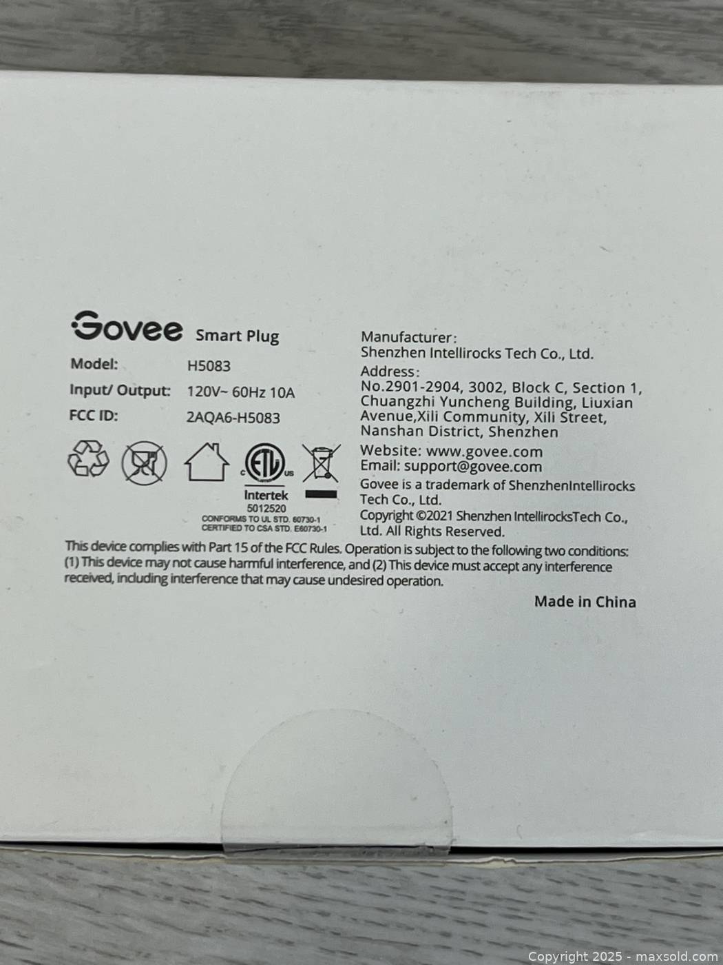 4 Govee H5083 smart plugs | Maxsold