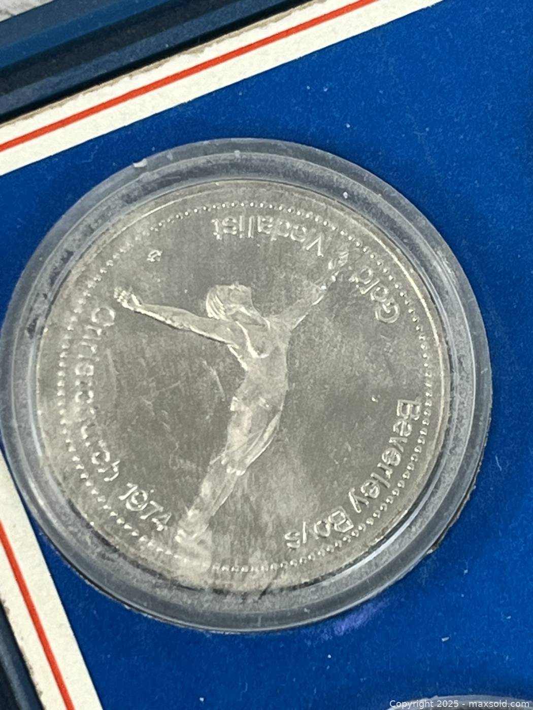 Set of three 1978 Edmonton Commonwealth Games commemorative coins | Maxsold