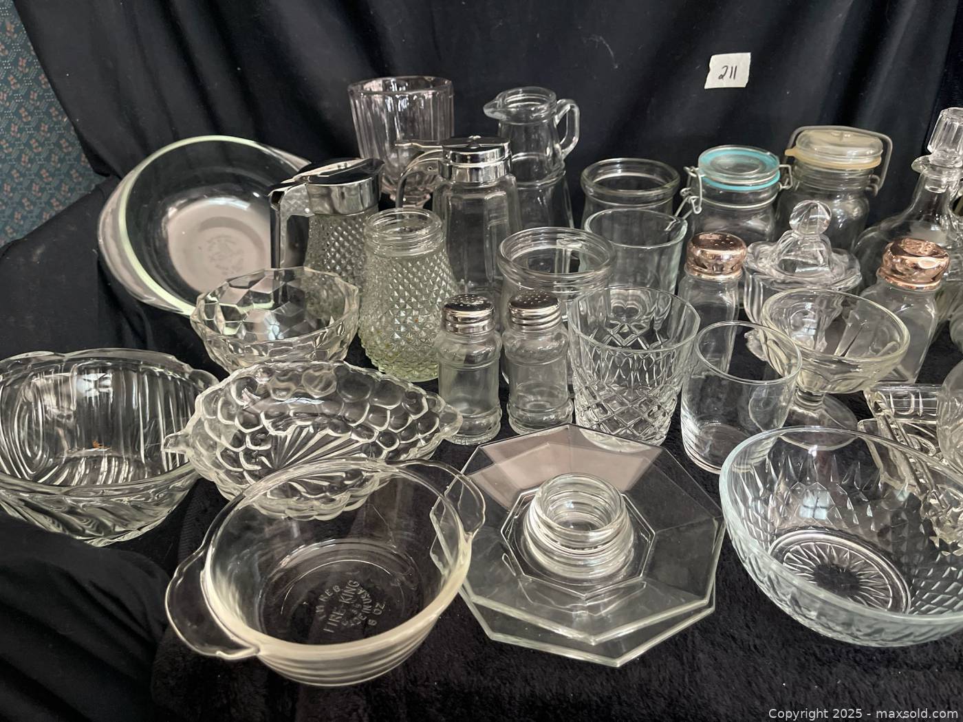 Vintage Clear Glassware 40+ Piece Lot | Maxsold