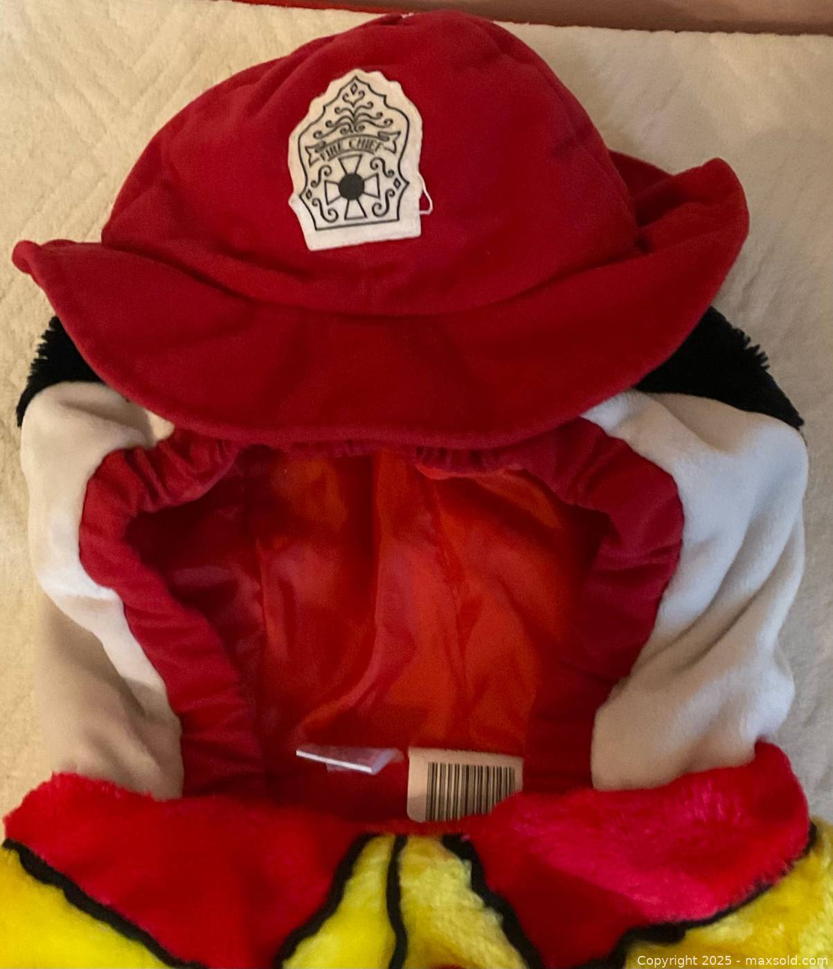 Infant firefighter costume 12–24 months | Maxsold