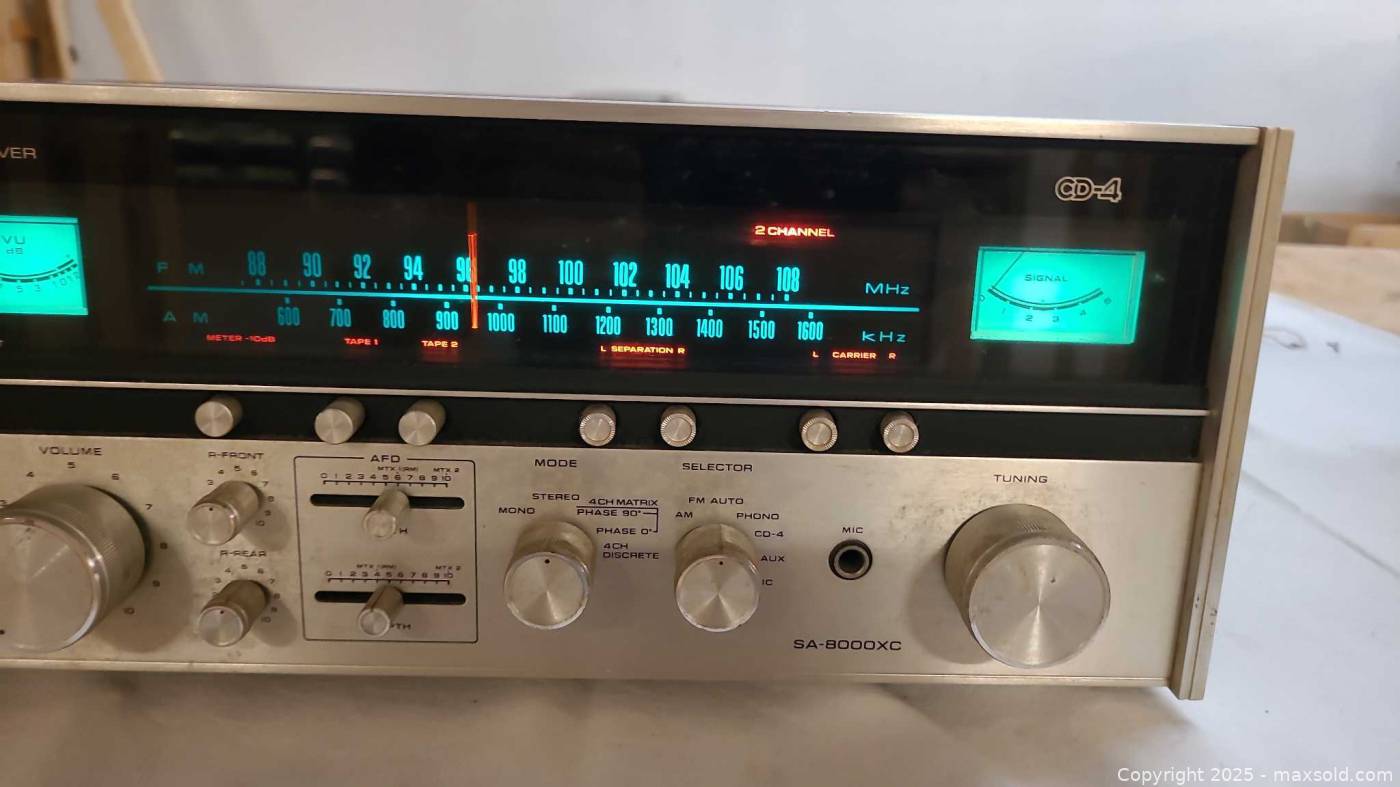 Technics SA-8000X Quadraphonic AM/FM Receiver | Maxsold