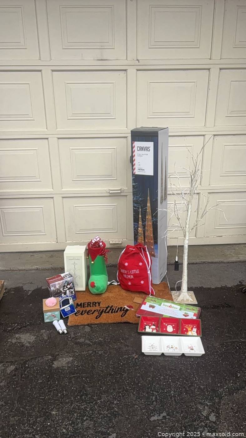 Assorted Christmas decorations lot | Maxsold