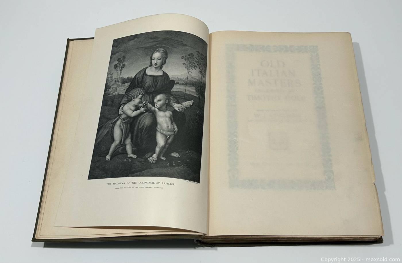 Old Italian Masters 1892 hardcover | Maxsold