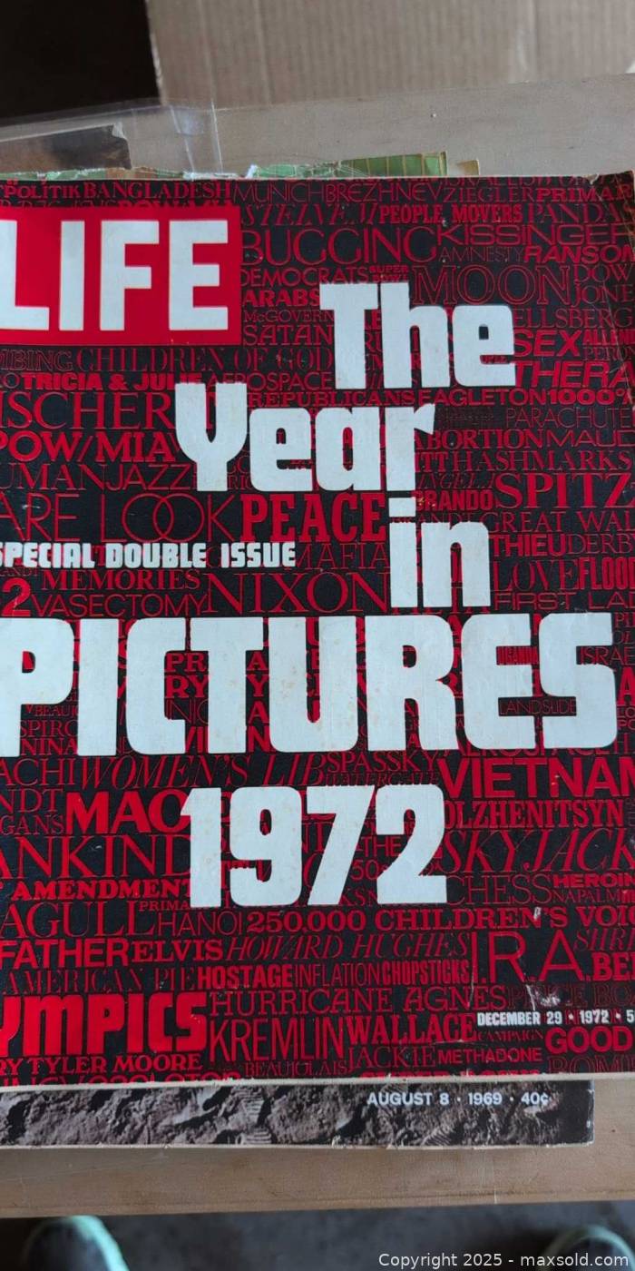 LIFE magazines 1969 Moon, 1972 Pictures, 1968 Post | Maxsold