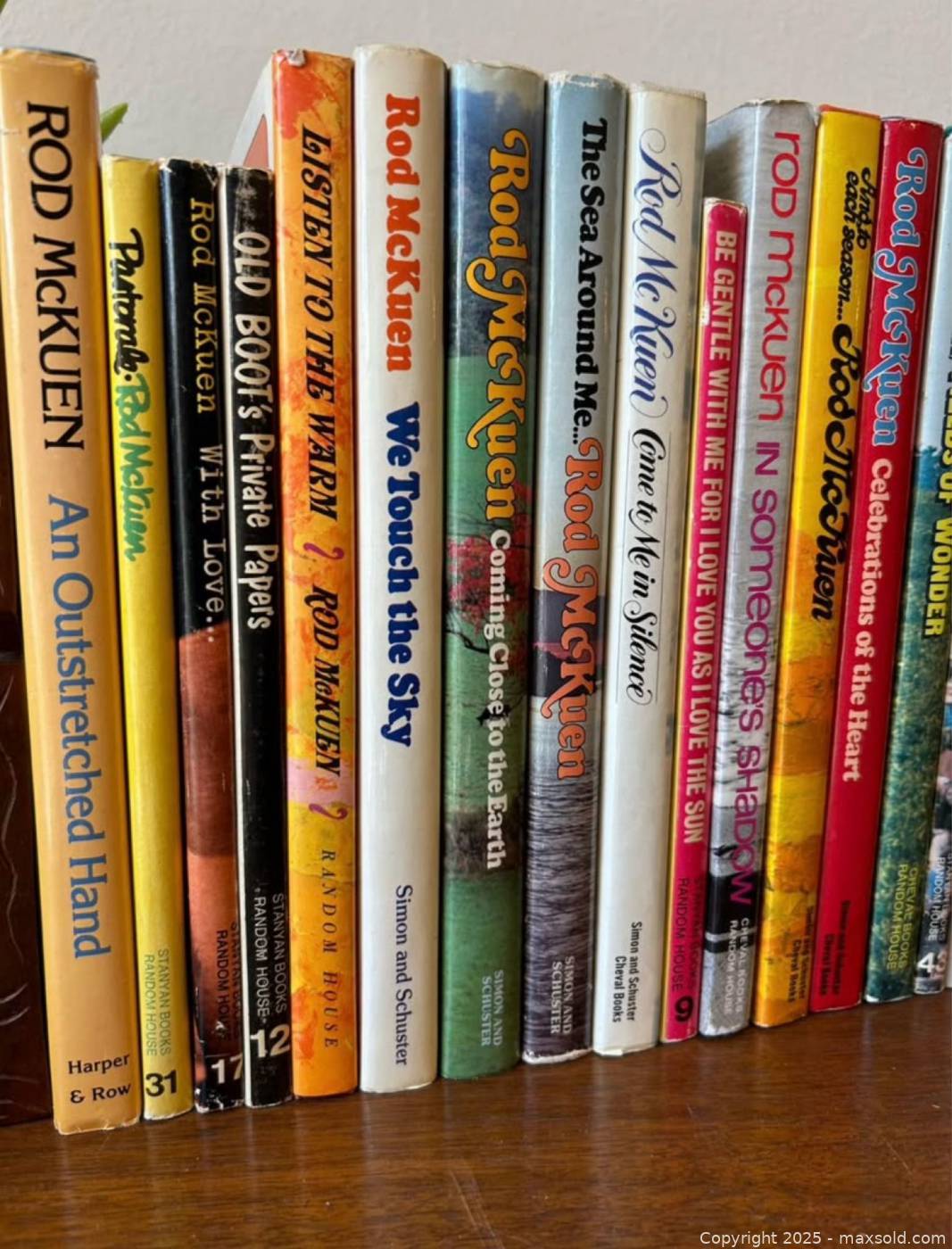 17 Rod McKuen hardcover poetry books | Maxsold