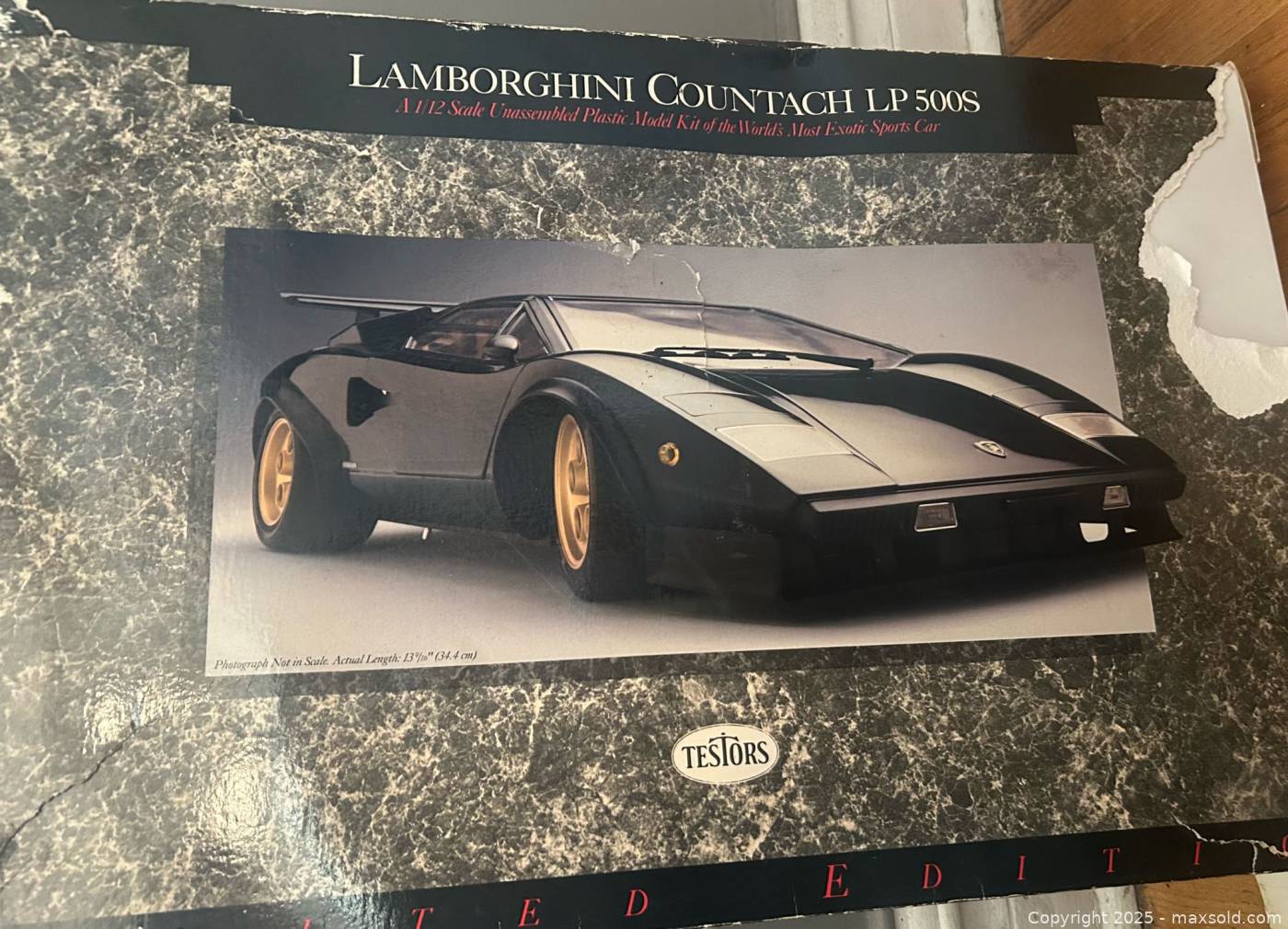 Vintage Lamborghini Countach LP500S model kit | Maxsold