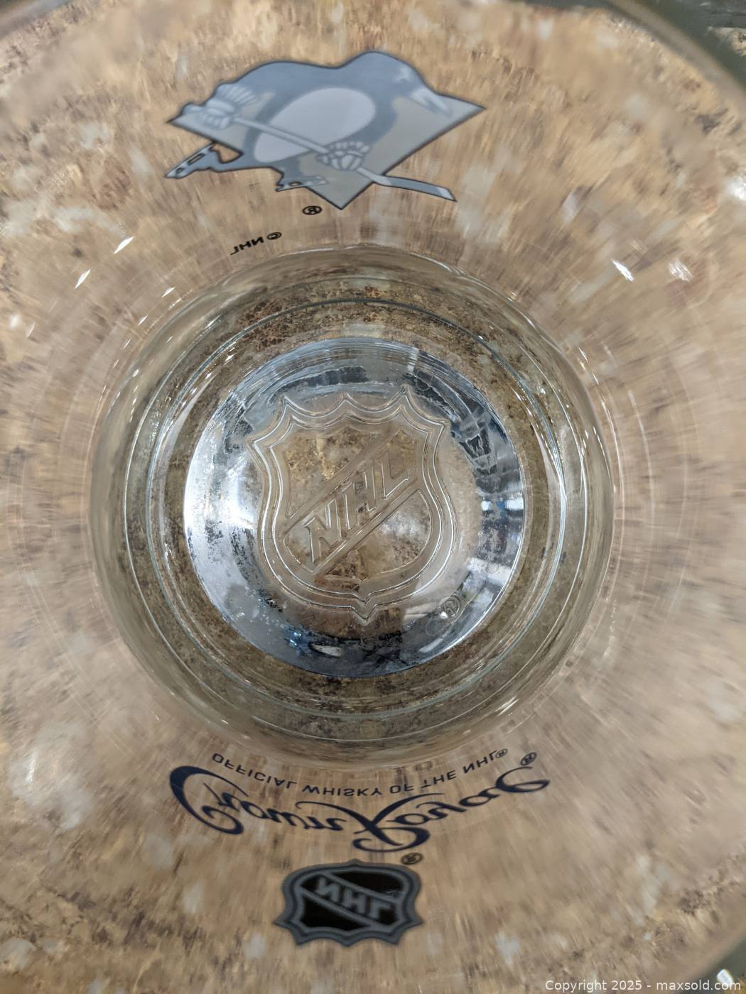 Pittsburgh Penguins Crown Royal NHL lowball glass | Maxsold