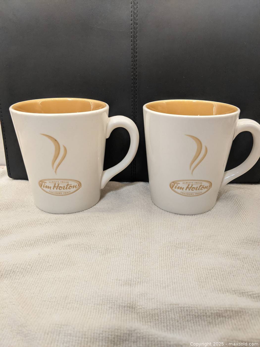 Tim Hortons limited edition mugs #006, pair | Maxsold
